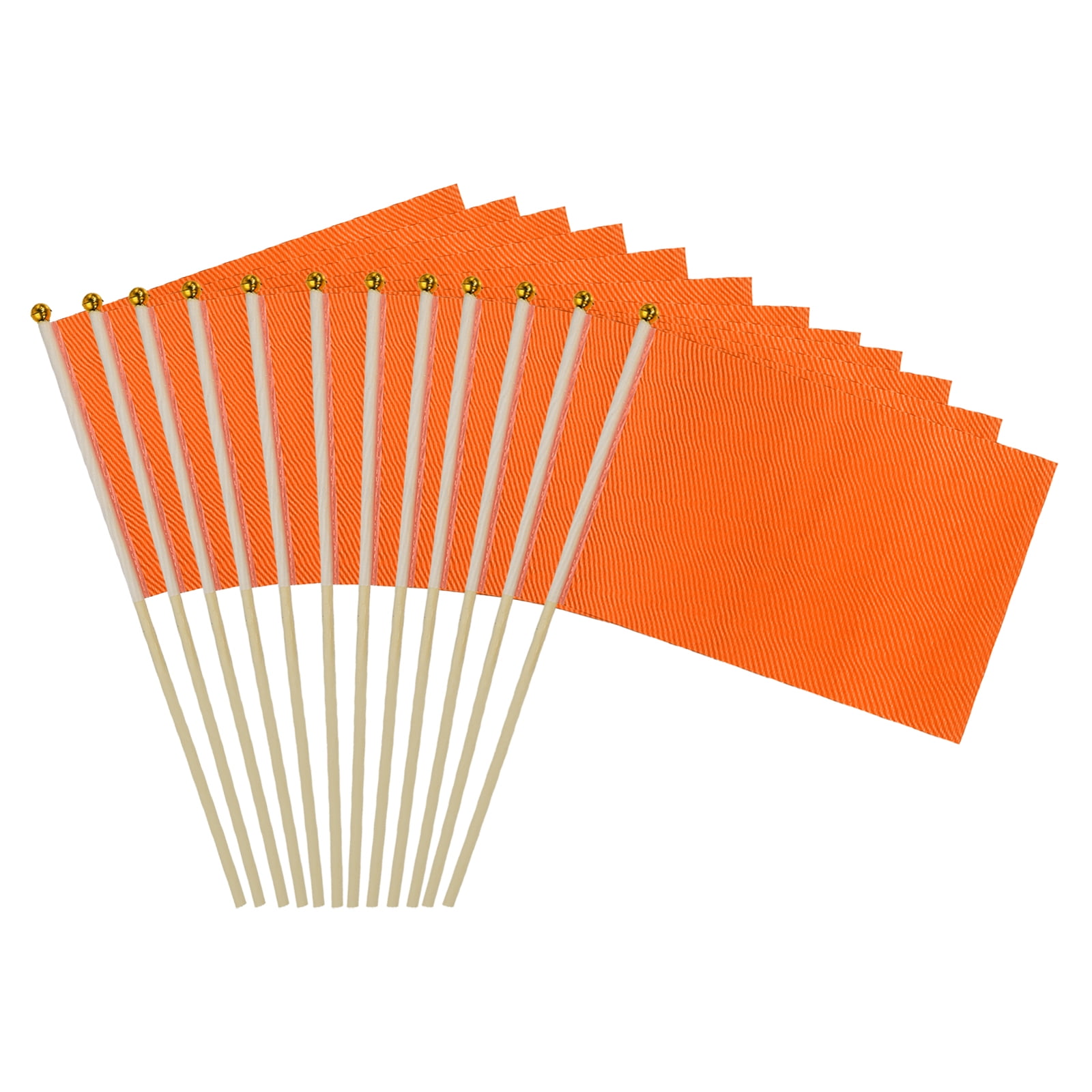 Uxcell 8x5 Inch Mini Plain Flags, Solid Blank Flags Small Hand Held ...