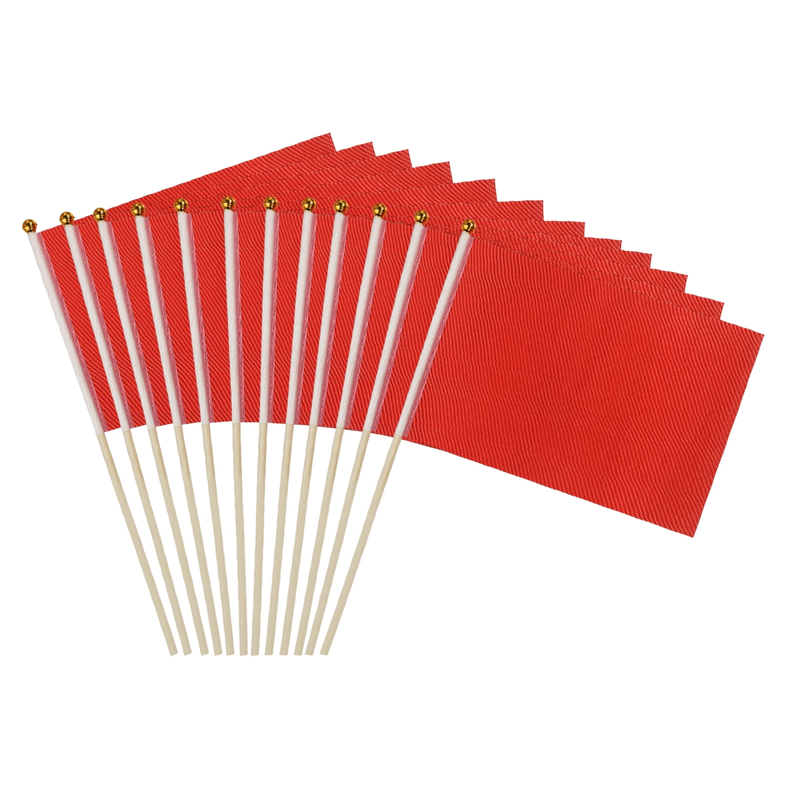 Uxcell 8x5 Inch Mini Plain Flags, Solid Blank Flags Small Hand Held Graffiti Flag for DIY Party ...