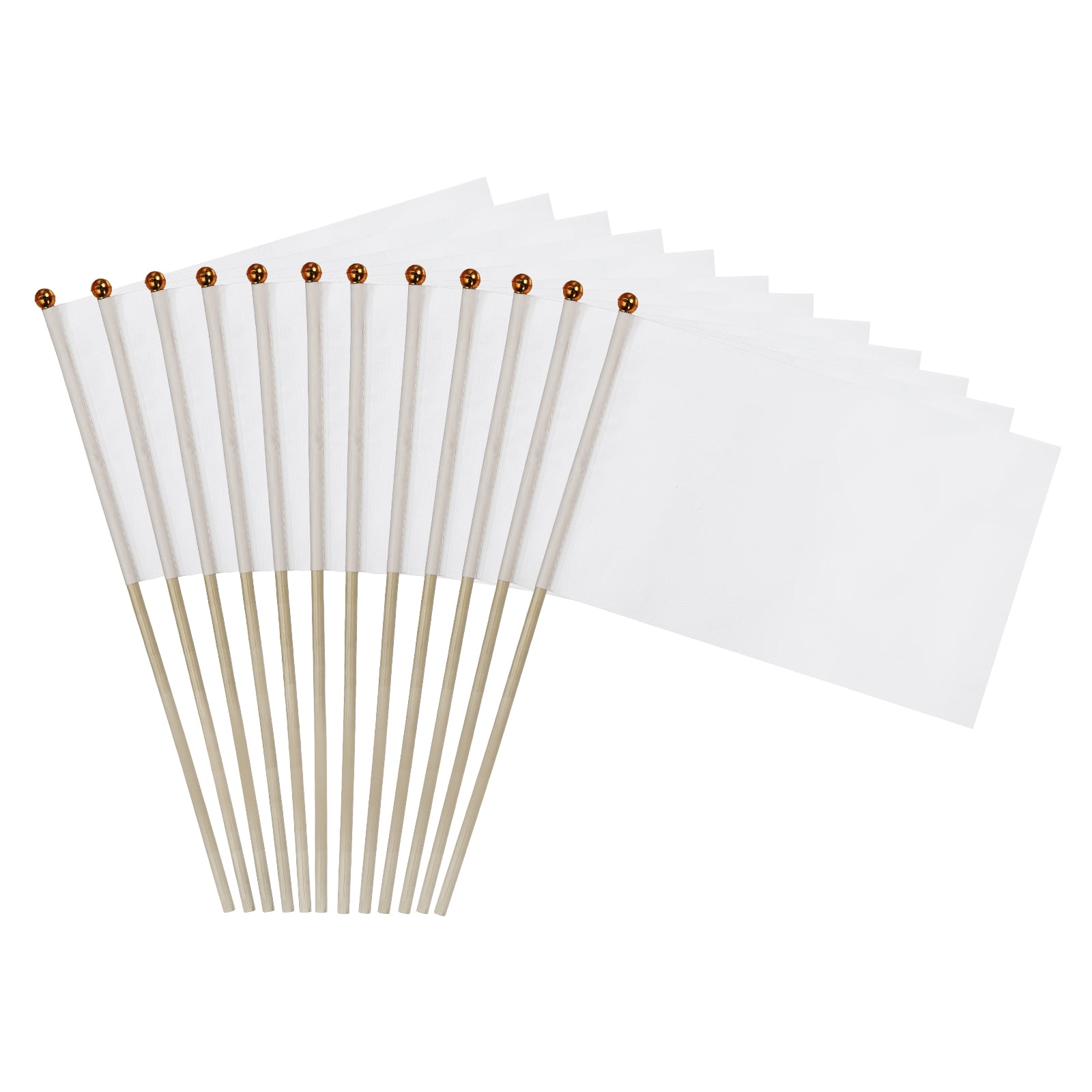 Uxcell 8x5 Inch Mini Plain Flags, Solid Blank Flags Small Hand Held ...
