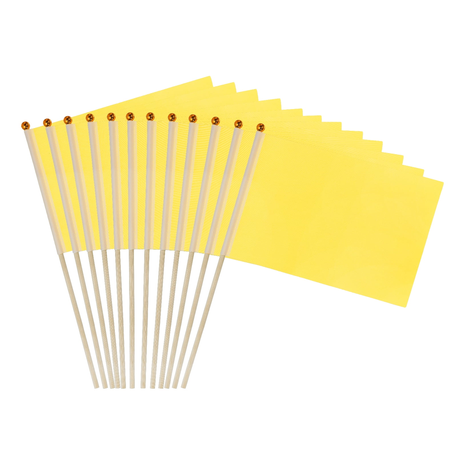 Uxcell 8x5 Inch Mini Plain Flags, Solid Blank Flags Small Hand Held ...