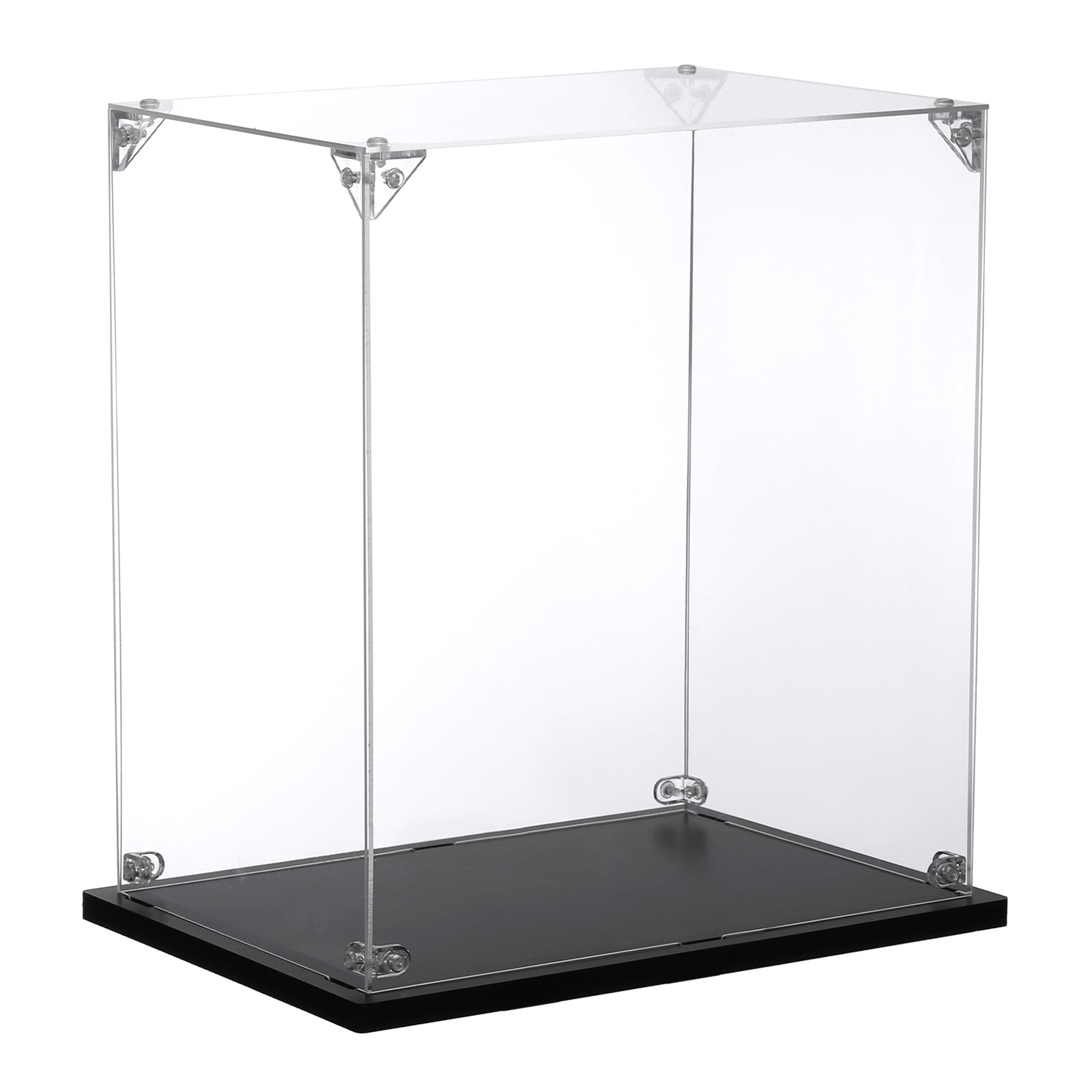 Uxcell 8x6x10 Inches Acrylic Display Case Assemble Cube Dustproof ...