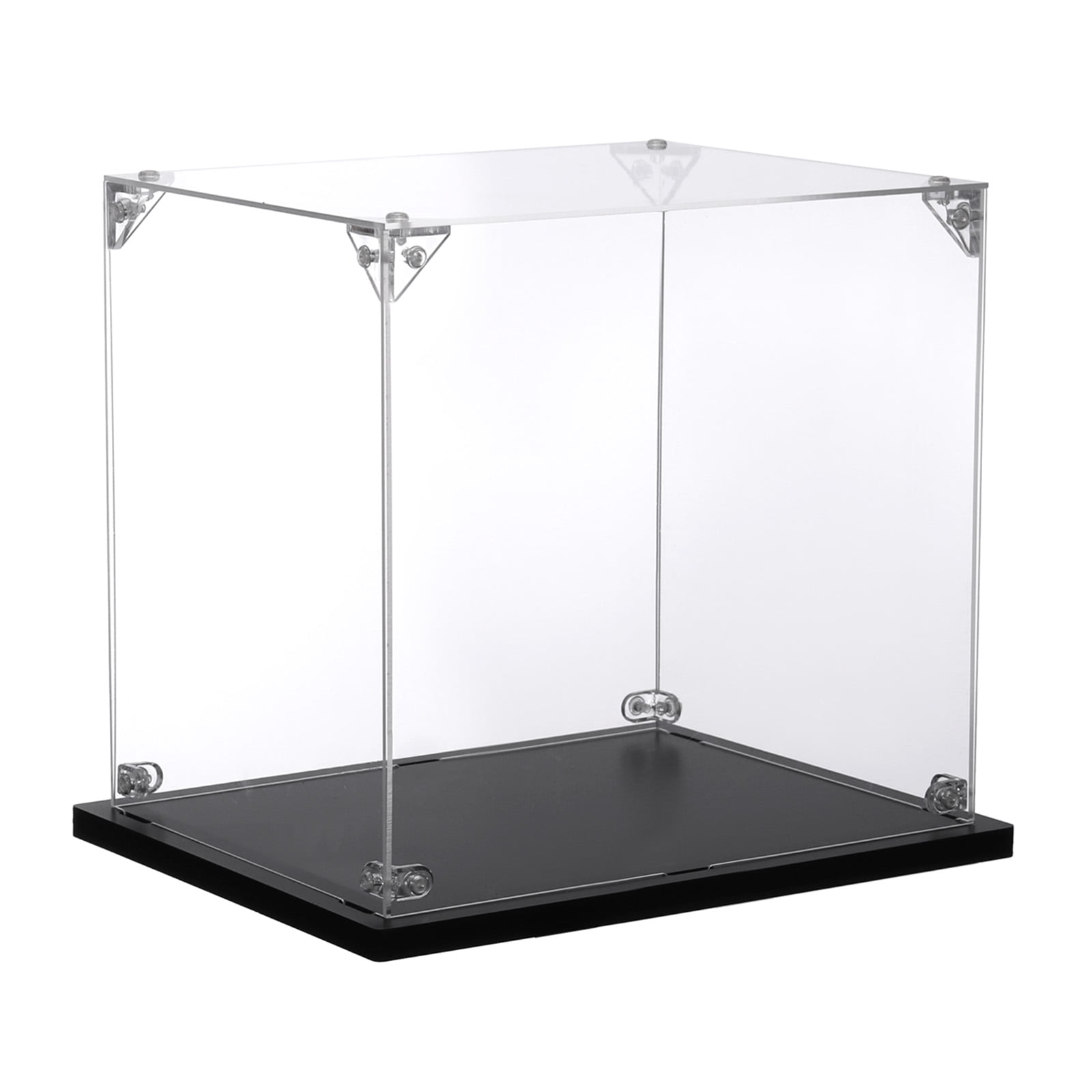 Uxcell 8x6x6 Inches Acrylic Display Case Assemble Cube Dustproof ...