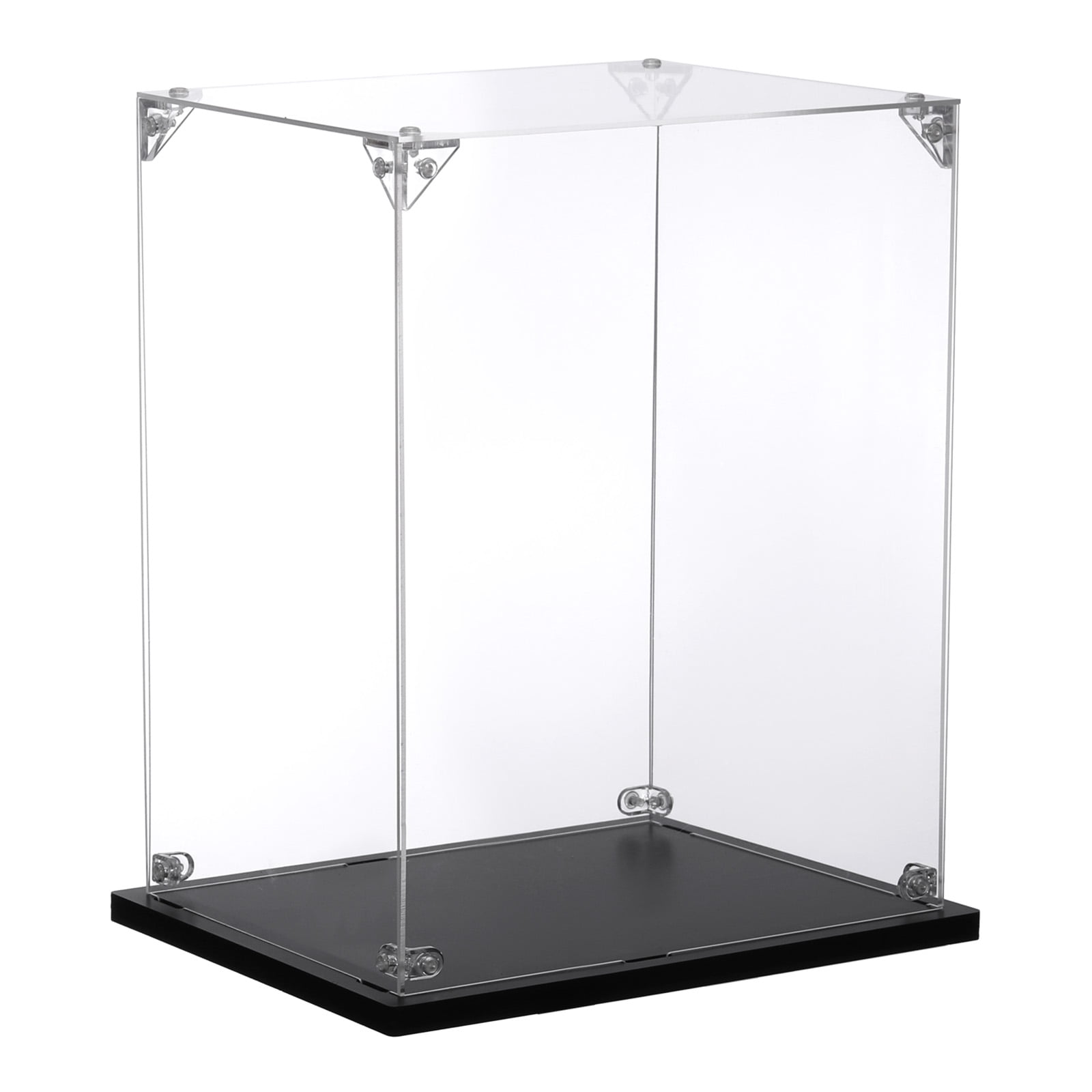 Uxcell 8x6x8 inch Acrylic Display Case Assemble Cube Dustproof Showcase ...