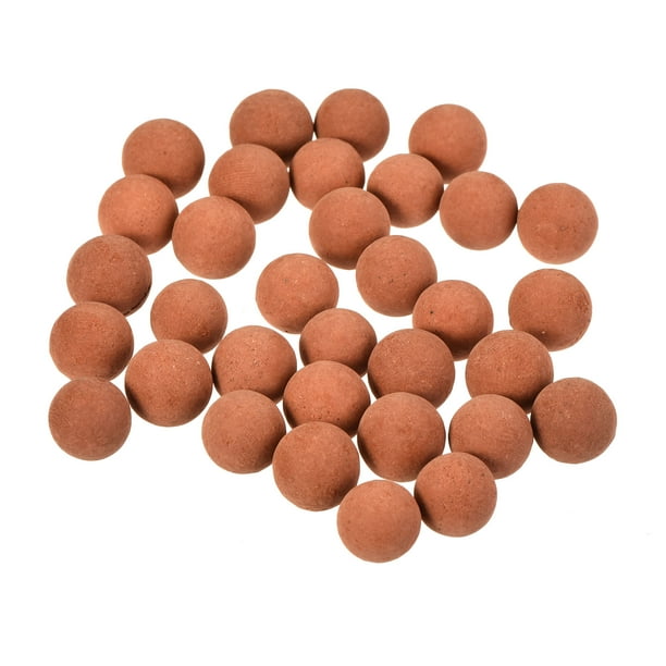 Uxcell 9-10mm 0.88 Lbs Clay Pebbles Red Gardening Potted Balls for ...