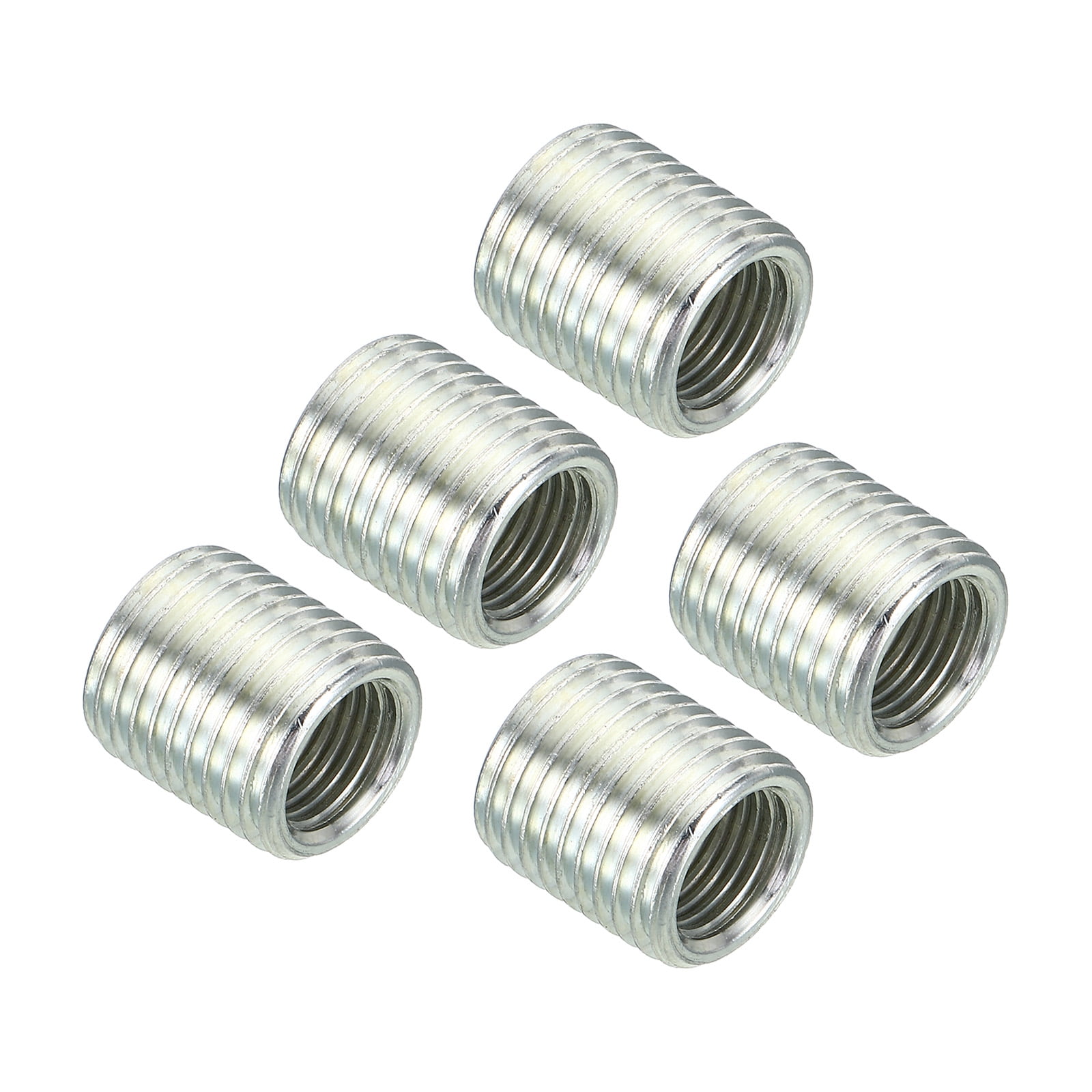 Uxcell 9/16-18 to M10 Thread Adapters Sleeve Reducing Nut 15mm Screw ...