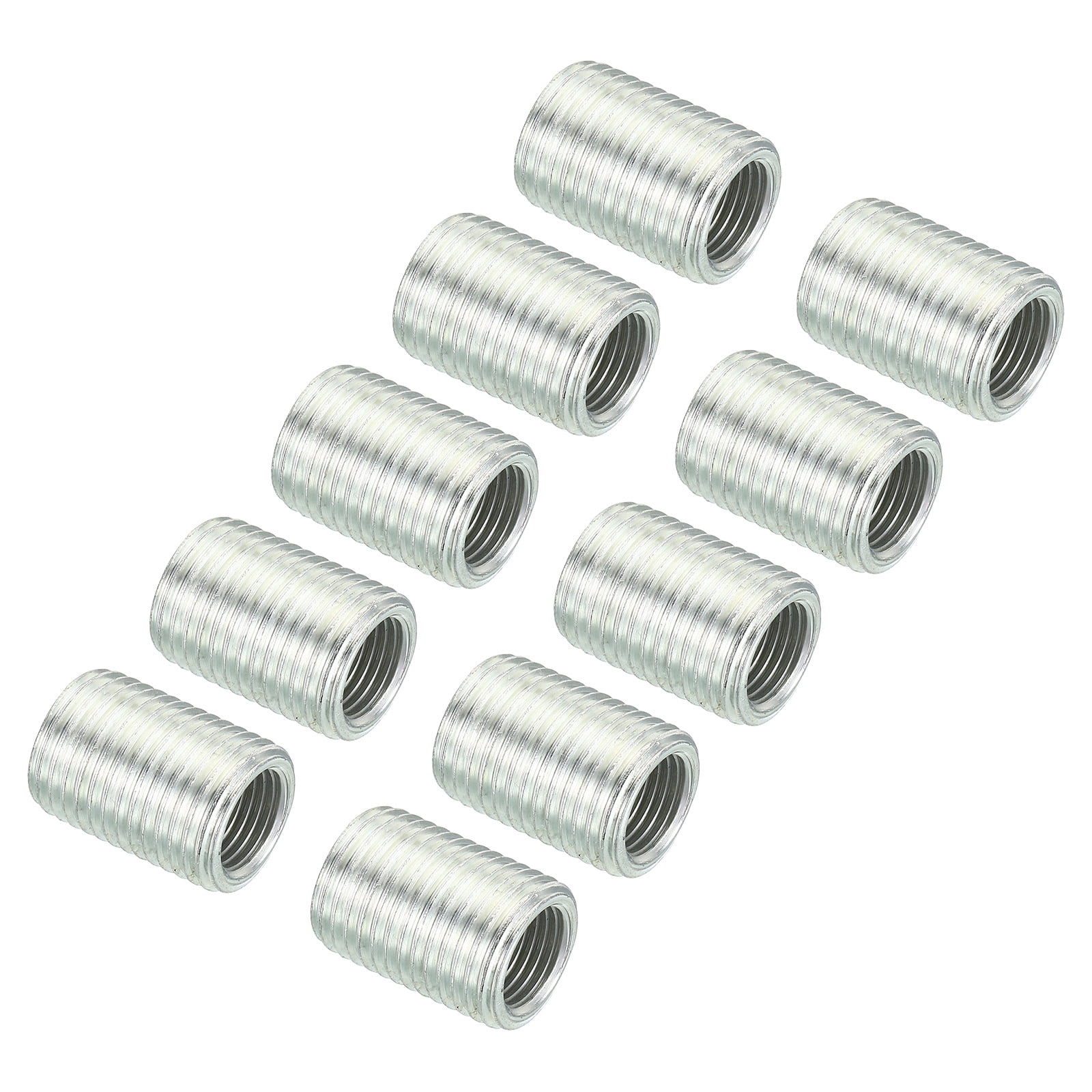 Uxcell 9/16-18 to M10 Thread Adapters Sleeve Reducing Nut 20mm Screw ...