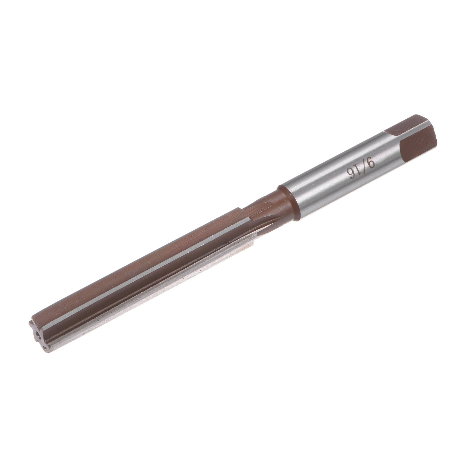Uxcell 9/16" H8 Accuracy Alloy Tool Steel 6 Flutes Hand Reamer Milling ...
