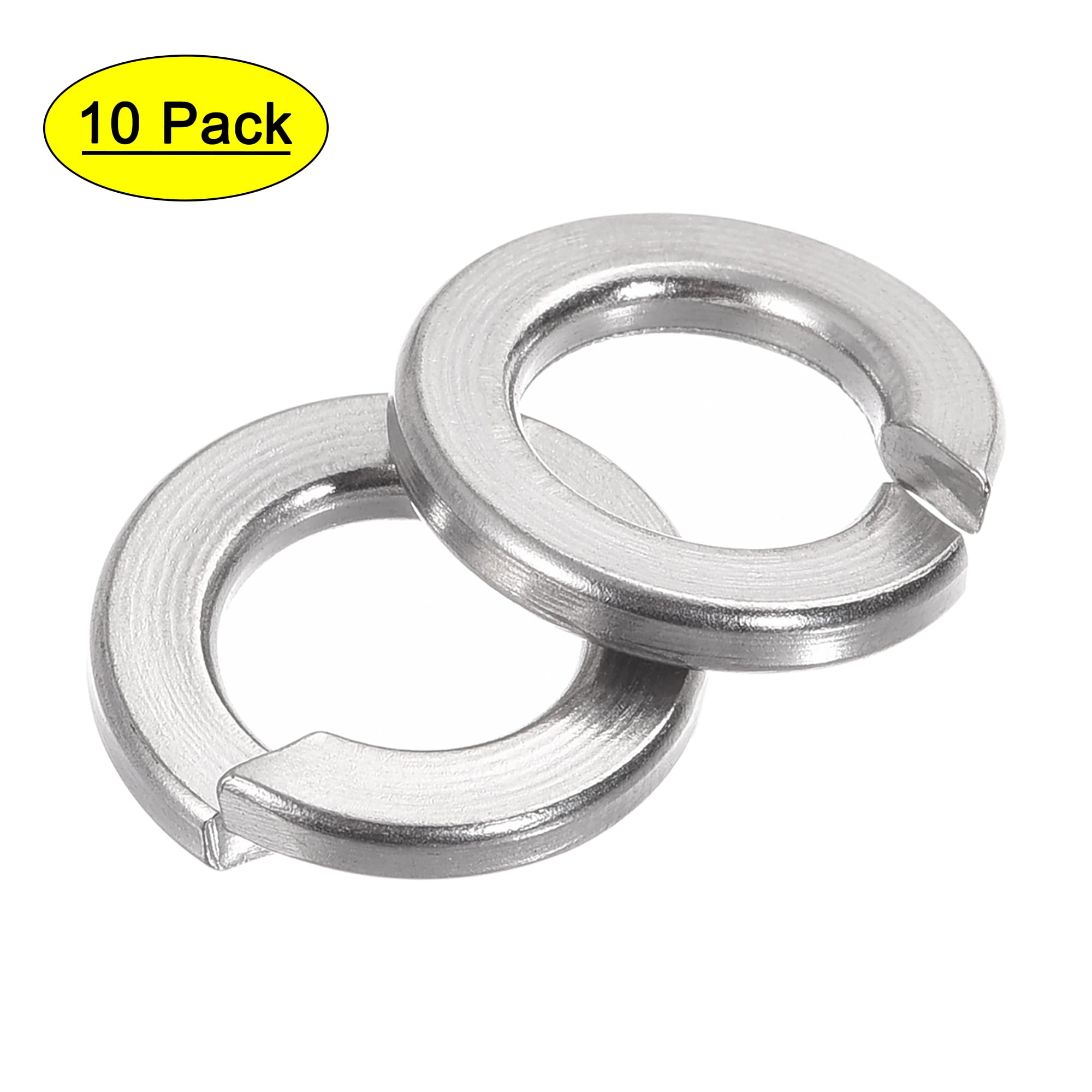 Uxcell 9/16-Inch 304 Stainless Steel Split Spring Lock Washer 10 Pack ...