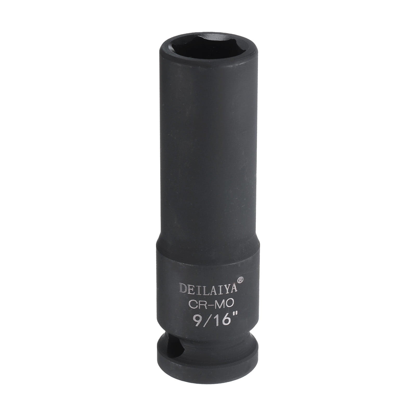 Uxcell 9/16 Inch SAE Deep Impact Socket 1/2 Inch Drive 6 Point Design ...