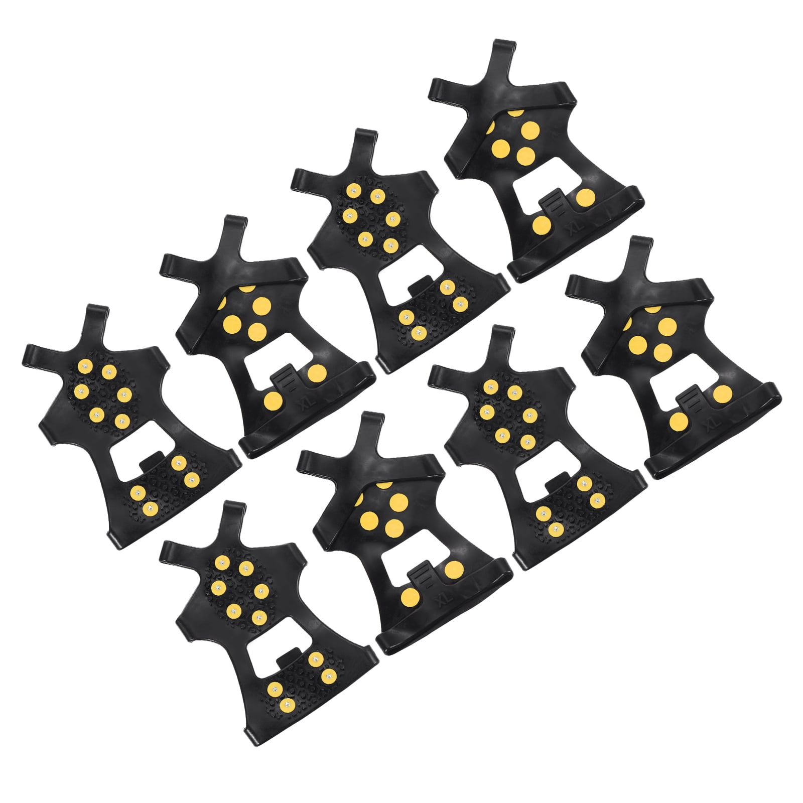 Uxcell 9.4" Ice Cleats Anti Slip Snow Traction Cleat 10 Steel Studs ...