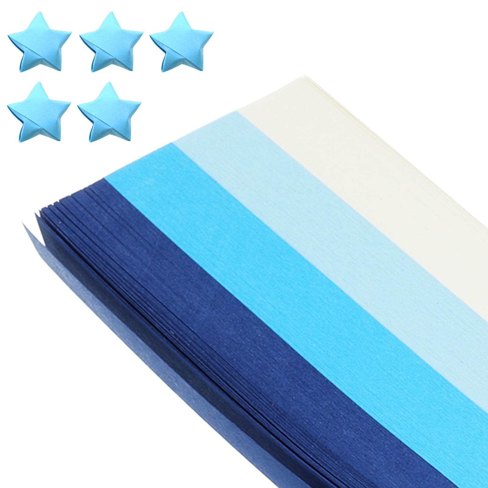 Uxcell 9.4x1/2" Origami Star Paper, 1080Pcs Star Paper Strip, Gradient ...