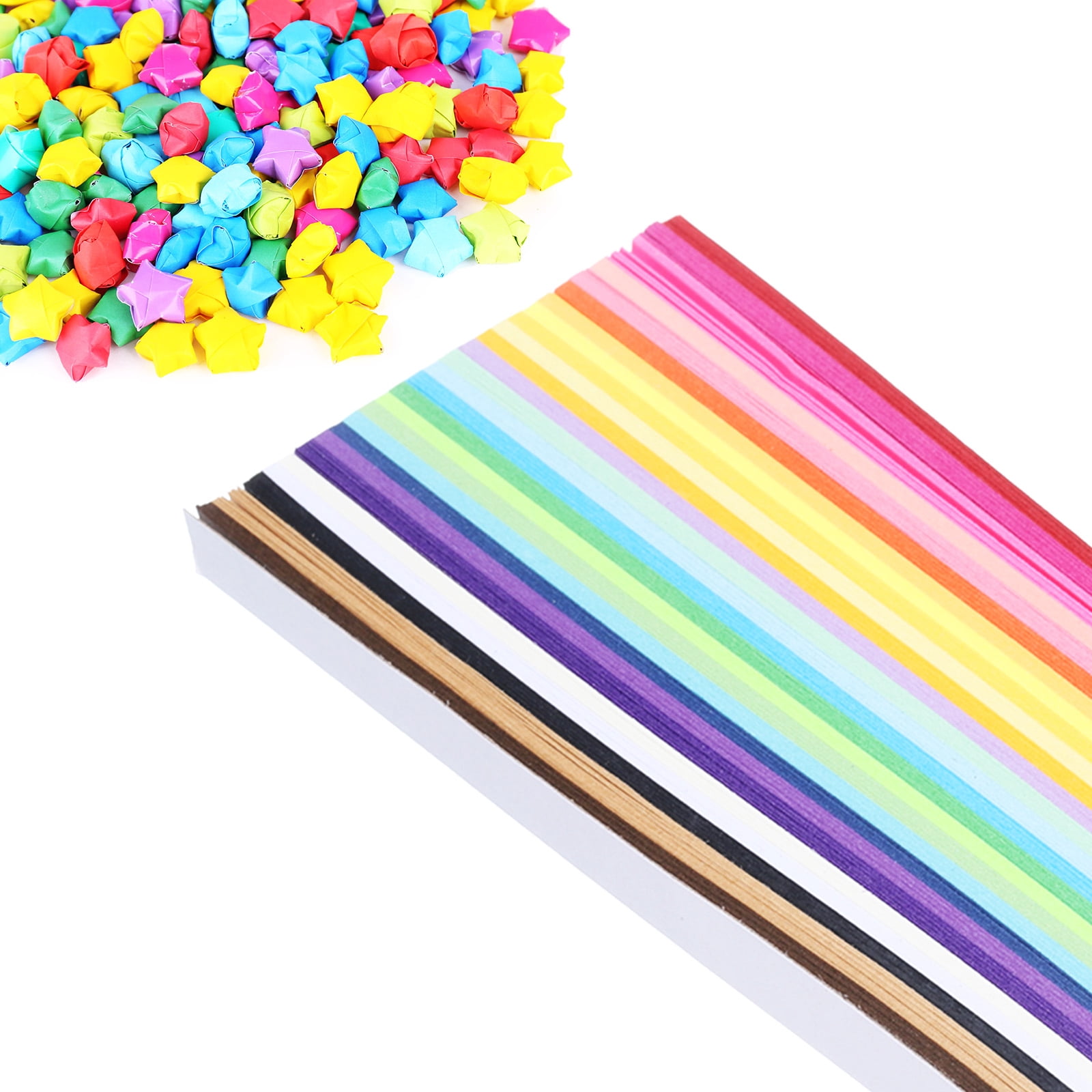 Uxcell 9.4x1/2" Origami Star Paper, 540Pcs Star Paper Strip ...