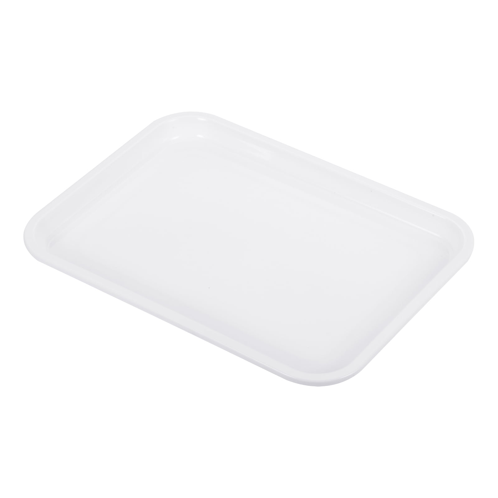 Uxcell 9.4x7" Fast Food Tray, Plastic Serving Tray Reusable Multi ...