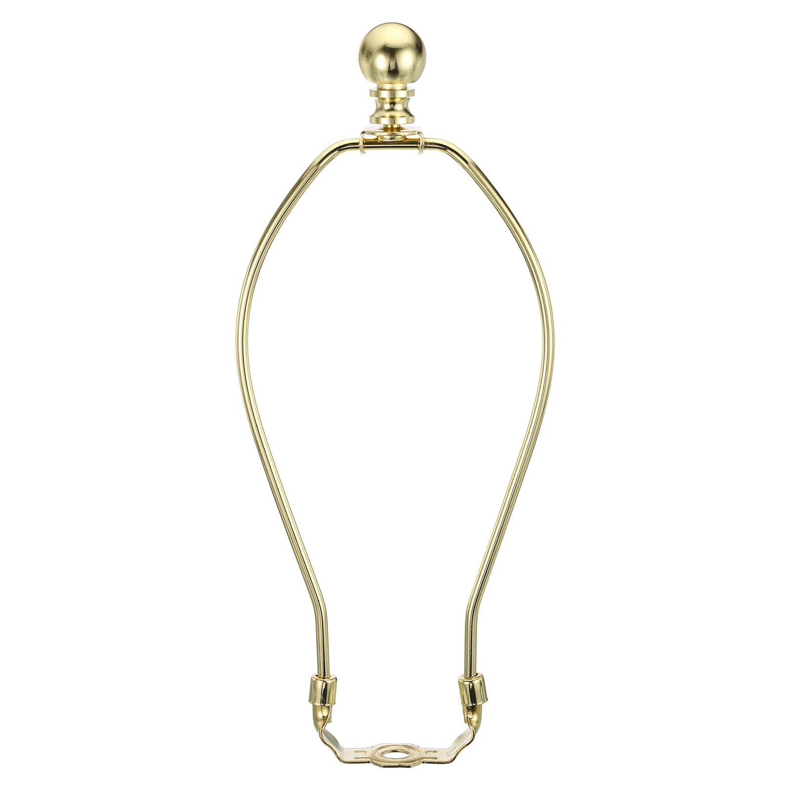 Uxcell 9.25 inch Lamp Harp Kit with Finial Lamp Shade Holder Gold Tone ...