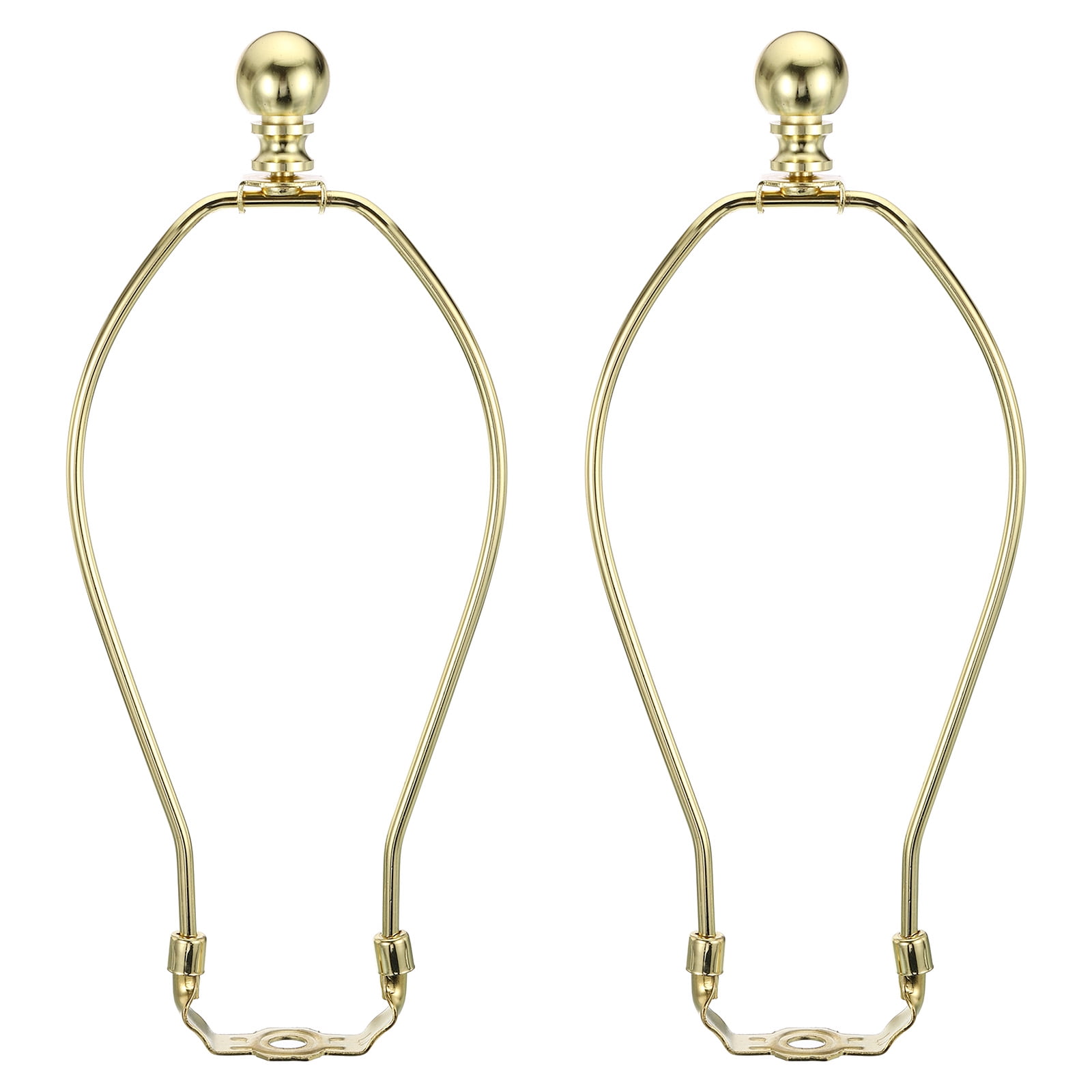 Uxcell 9.5 Inch Lamp Harp Kit with Finial Lamp Shade Holder Gold Tone 2 ...