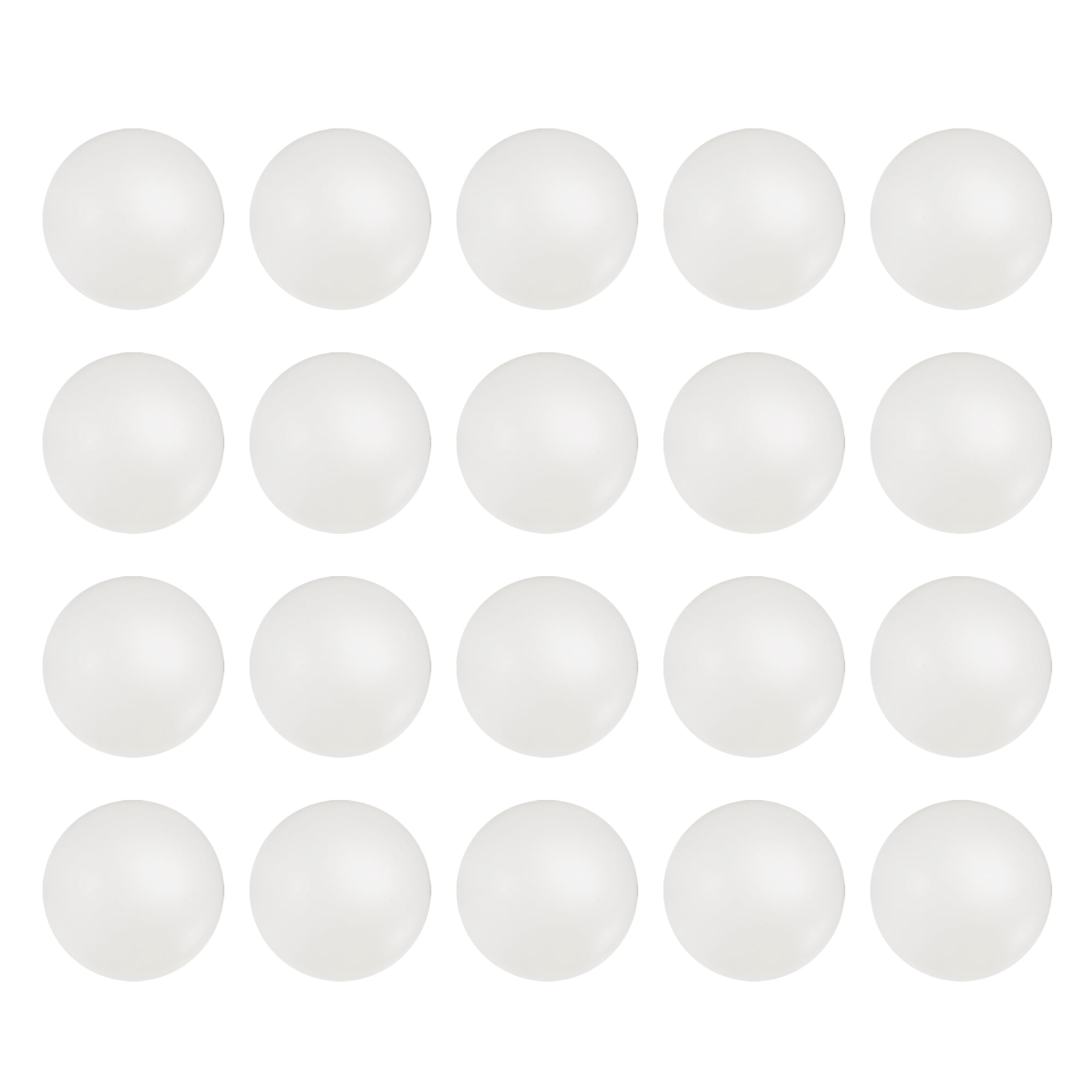 Uxcell 9.5mm Nylon Solid Plastic Bearing Balls G1 Precision 25 Pack ...