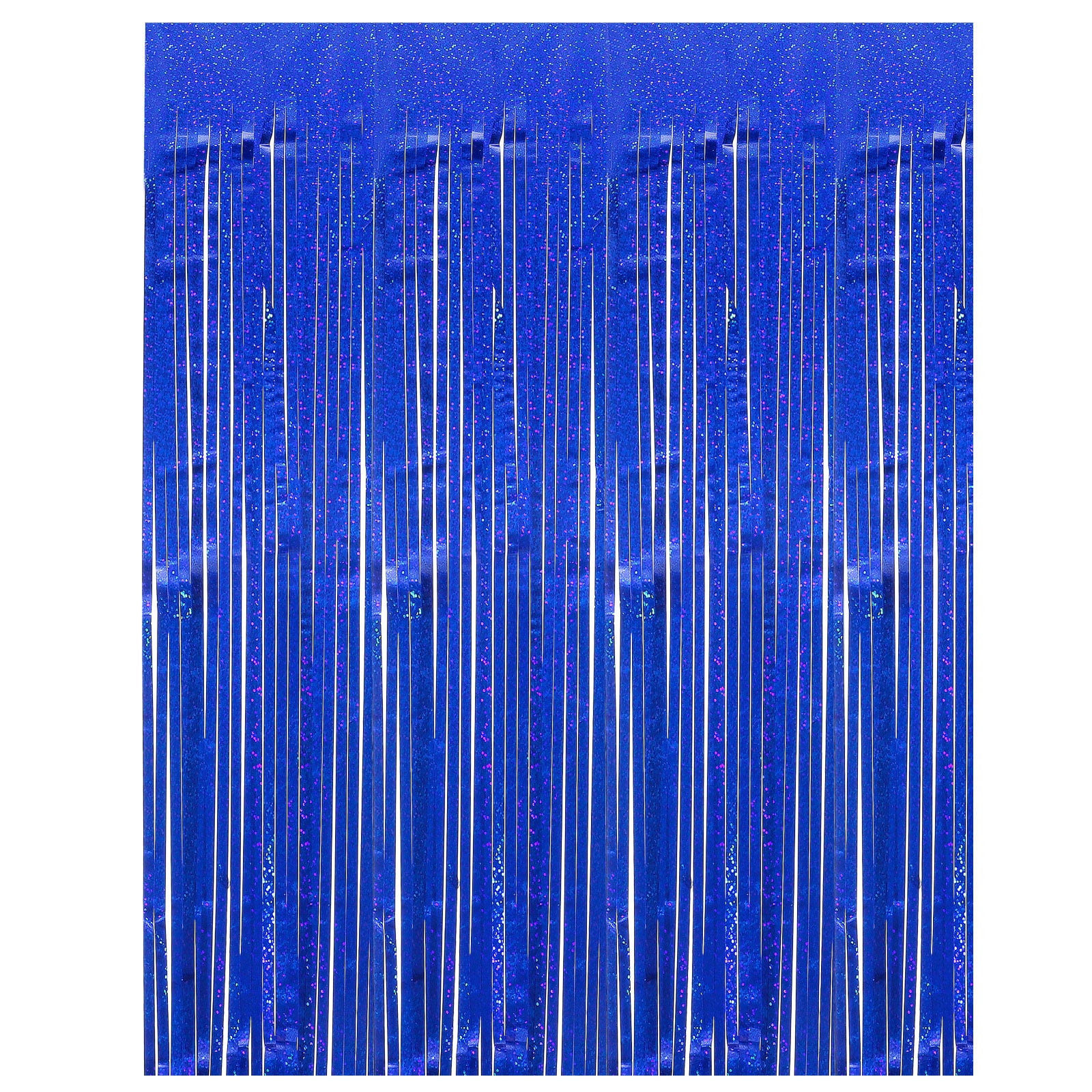Uxcell 9.8 Ft x 3.3 Ft Tinsel Foil Fringe Backdrop Curtains, PET Film ...
