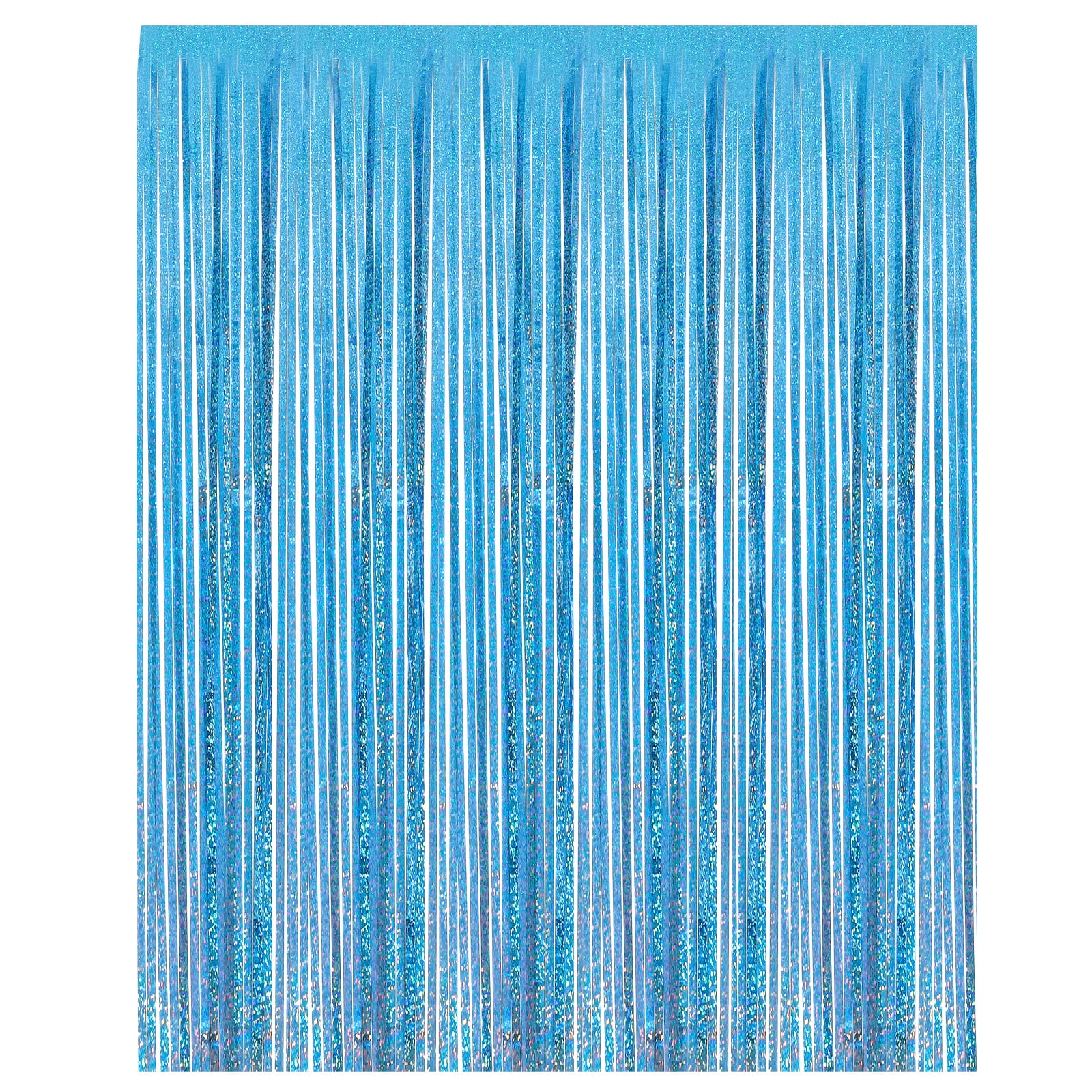Uxcell 9.8 Ft x 3.3 Ft Tinsel Foil Fringe Backdrop Curtains, PET Film ...