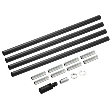 Uxcell M10 Thread 3.94" Coupling Nut with Pipe Hex Nut Threaded ...