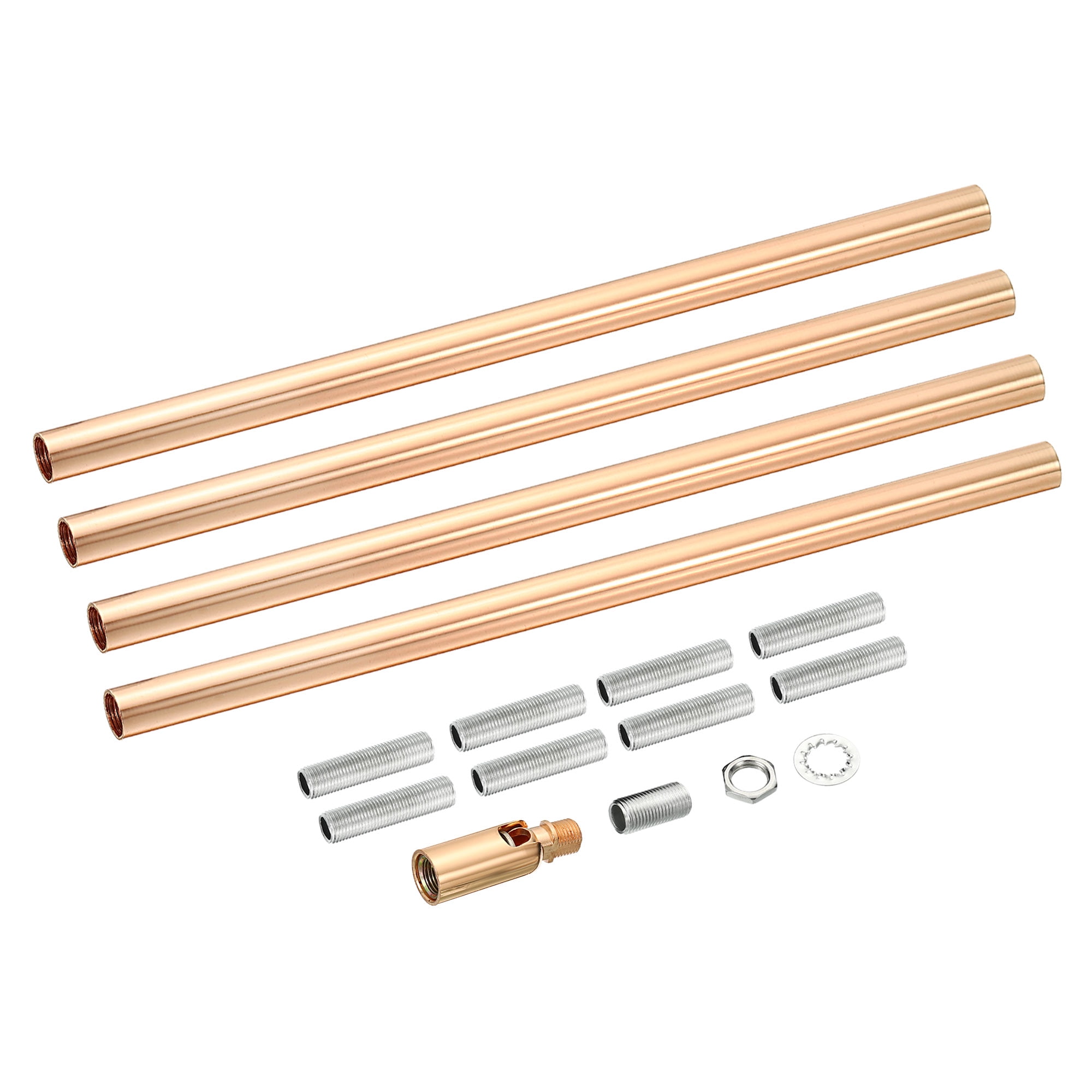 Uxcell 9.8" M10 Thread Coupling Nut with Sloped Ceiling Adapter and ...