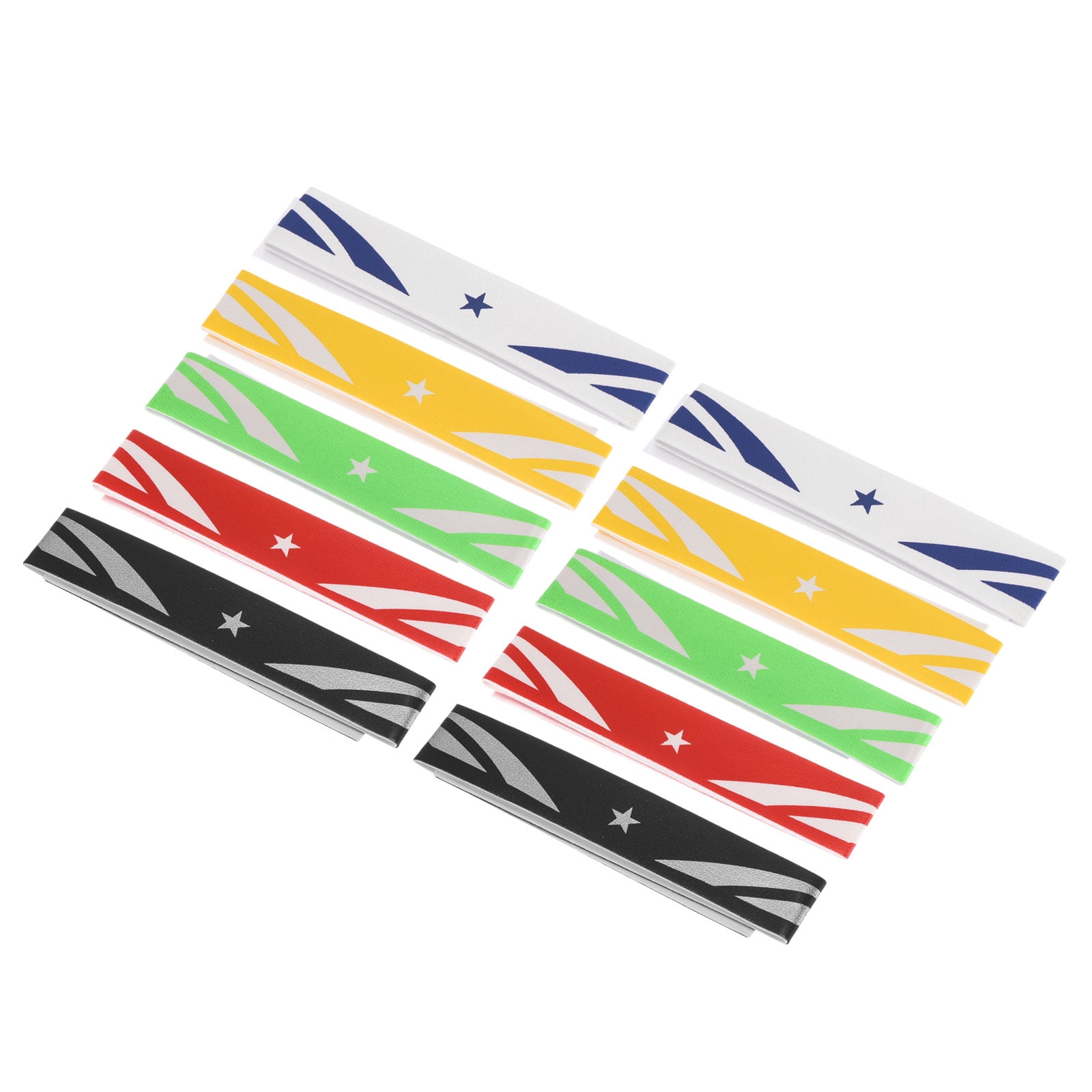 Uxcell 9.8"x0.7" Badminton Racket Head PU Protector Sticker Racquet ...