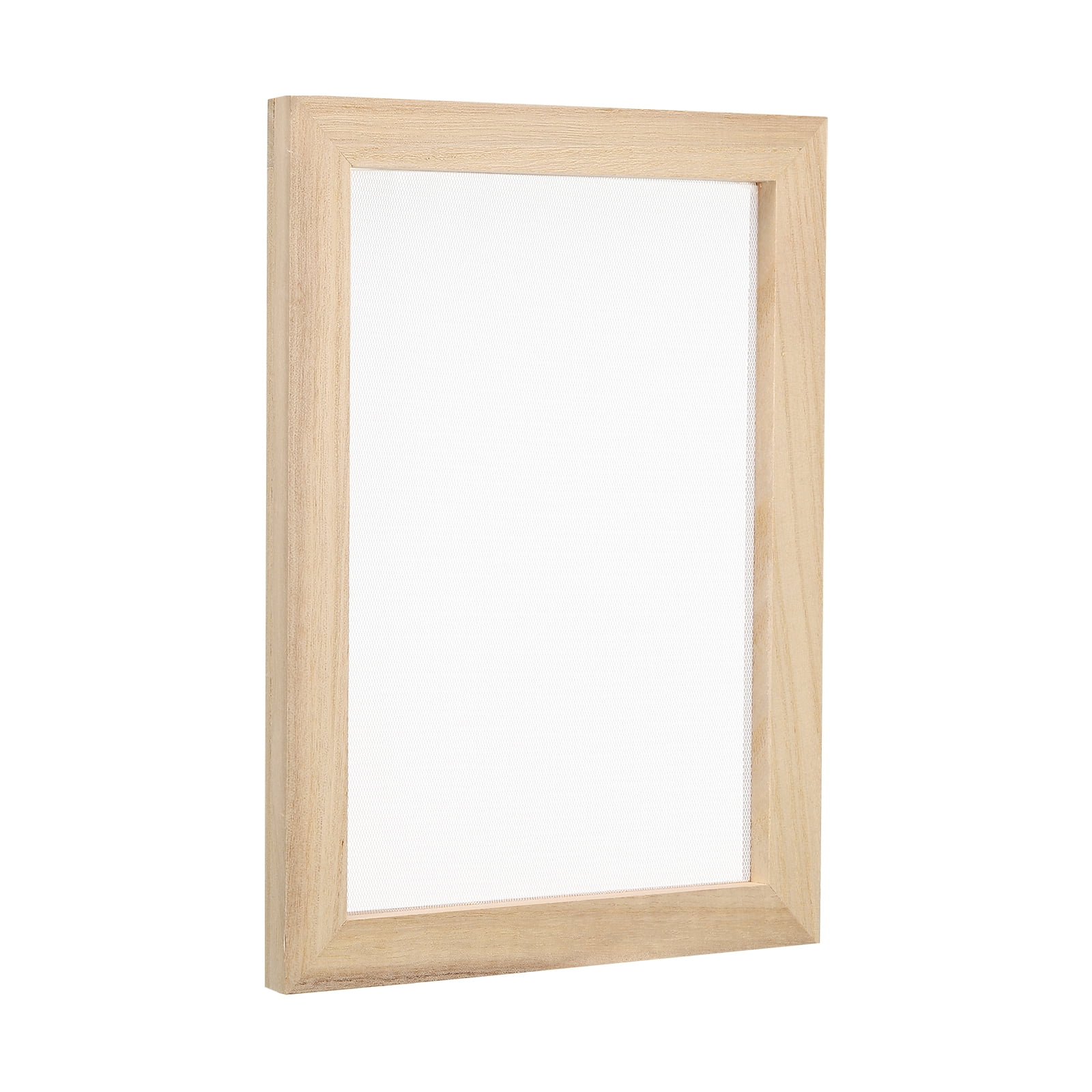Uxcell 9.8"x7.5" A5 Wooden Paper Making Screen Papermaking Frame Mould ...