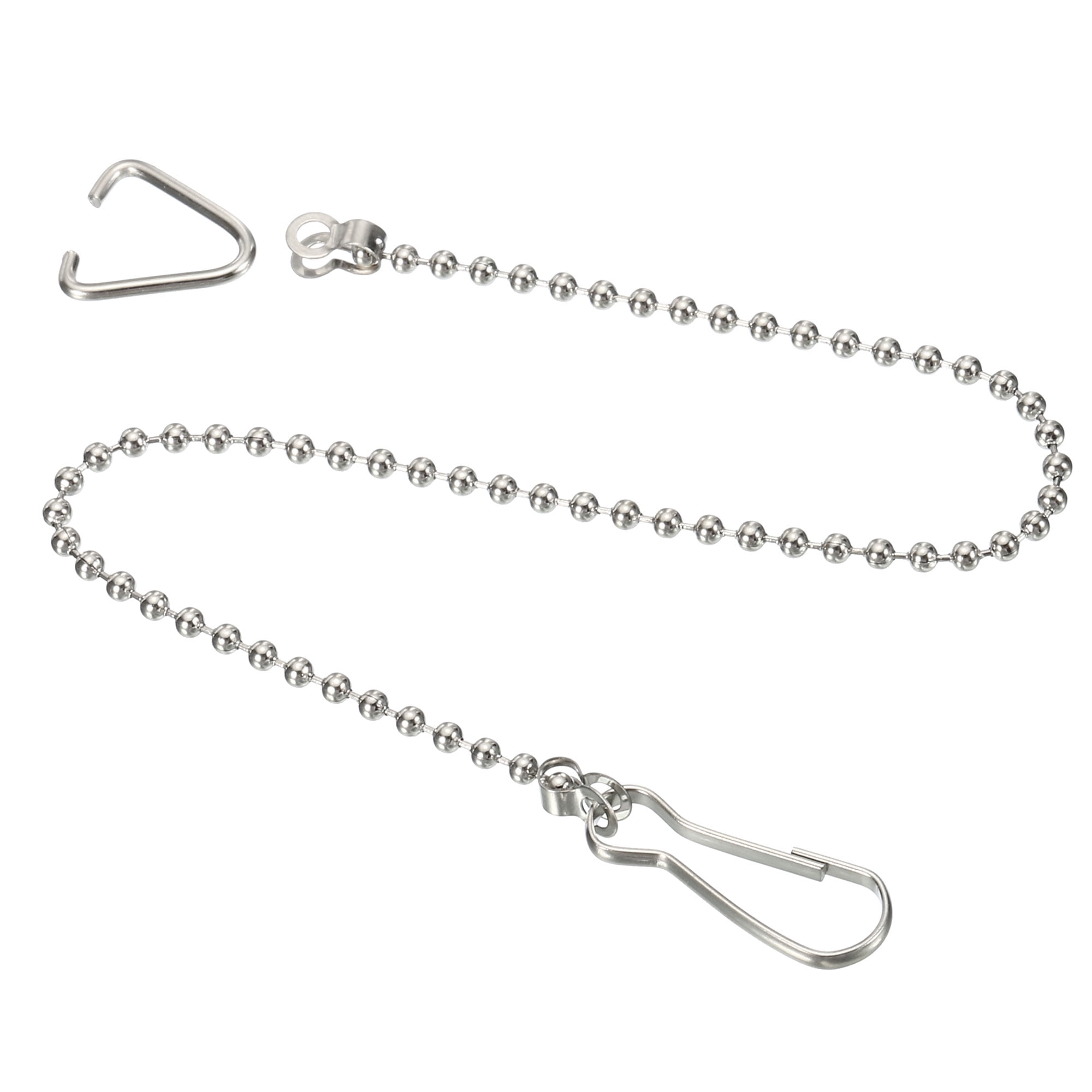 Uxcell 9.84" Toilet Handle Lever Flush Replacement Ball Flappers Chain ...