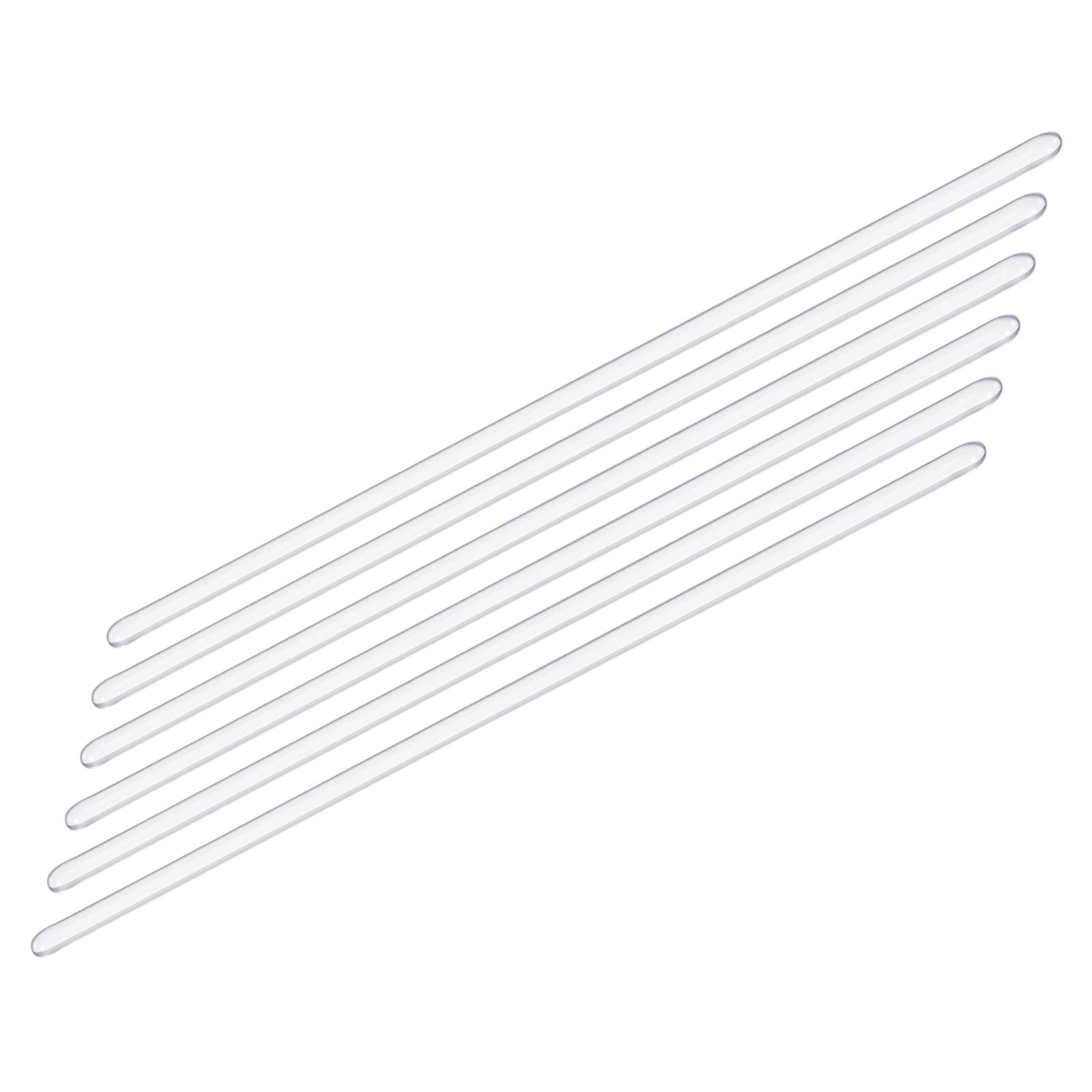 Uxcell 9.84" length 5mm Dia Borosilicate Glass Stick Stir Rod Mixing ...