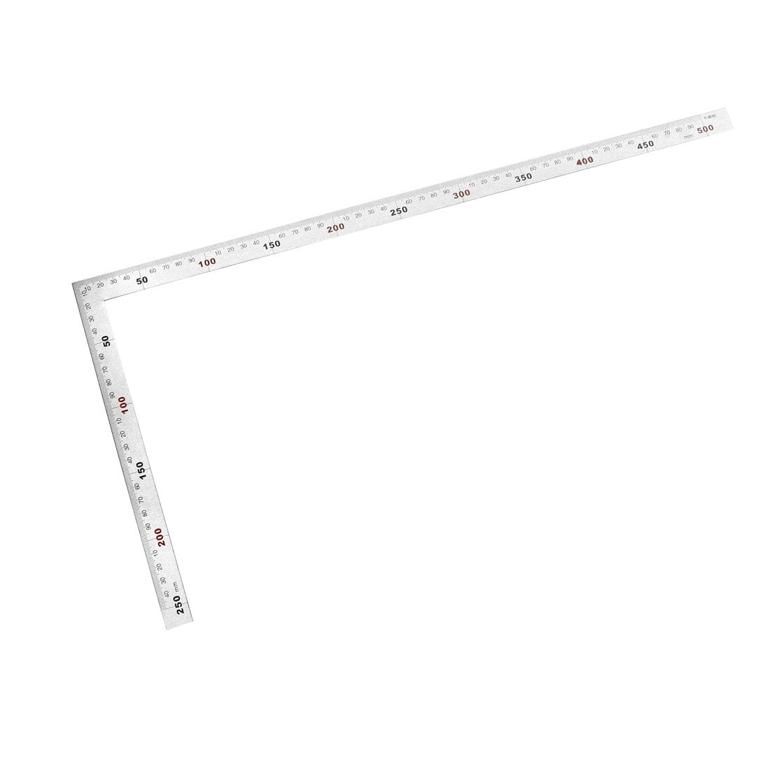 Uxcell 9.84''x19.69'' L Square Scale Square Ruler 90 Degree Angle Ruler ...