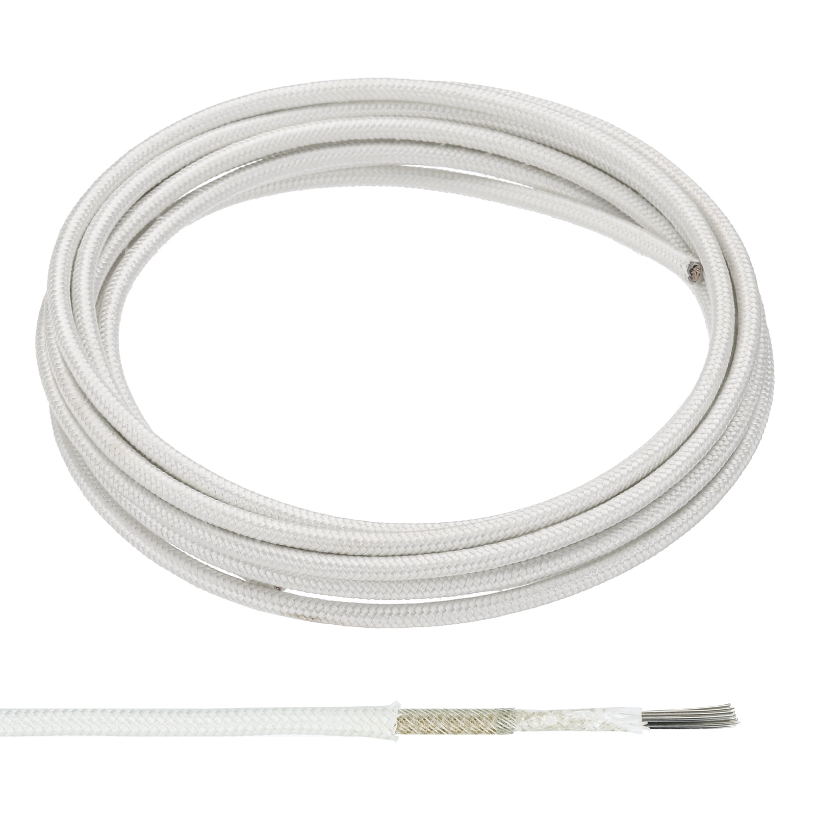 Uxcell 9.8Ft 13AWG High Temperature Wire, Nickel Plated Copper Wire ...