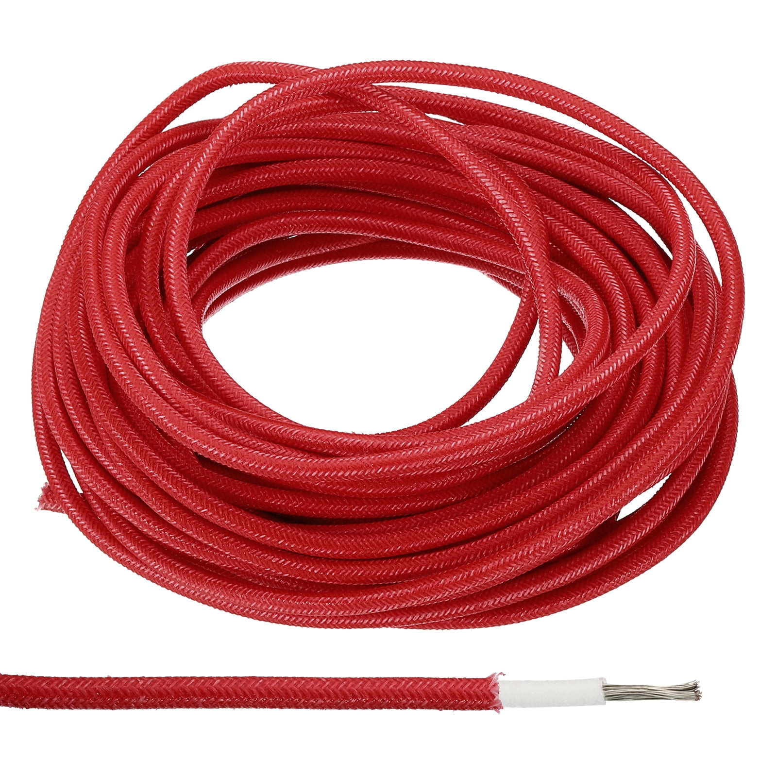 Uxcell 9.8Ft 9AWG High Temperature Electrical Flexible Silicone Cable ...