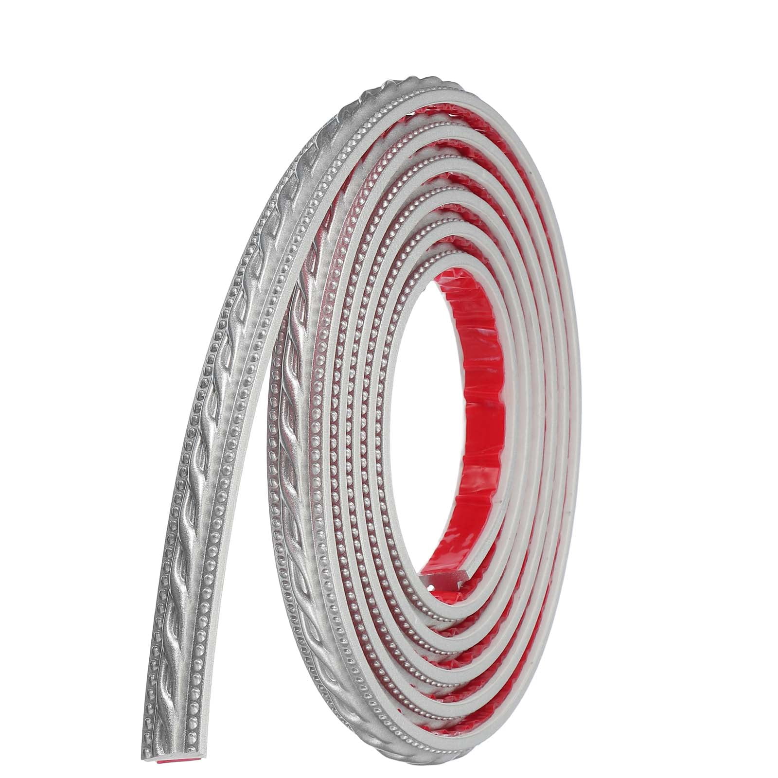 Uxcell 9.8Ft x 0.79" Peel and Stick Molding Trim for Walls, Flexible ...