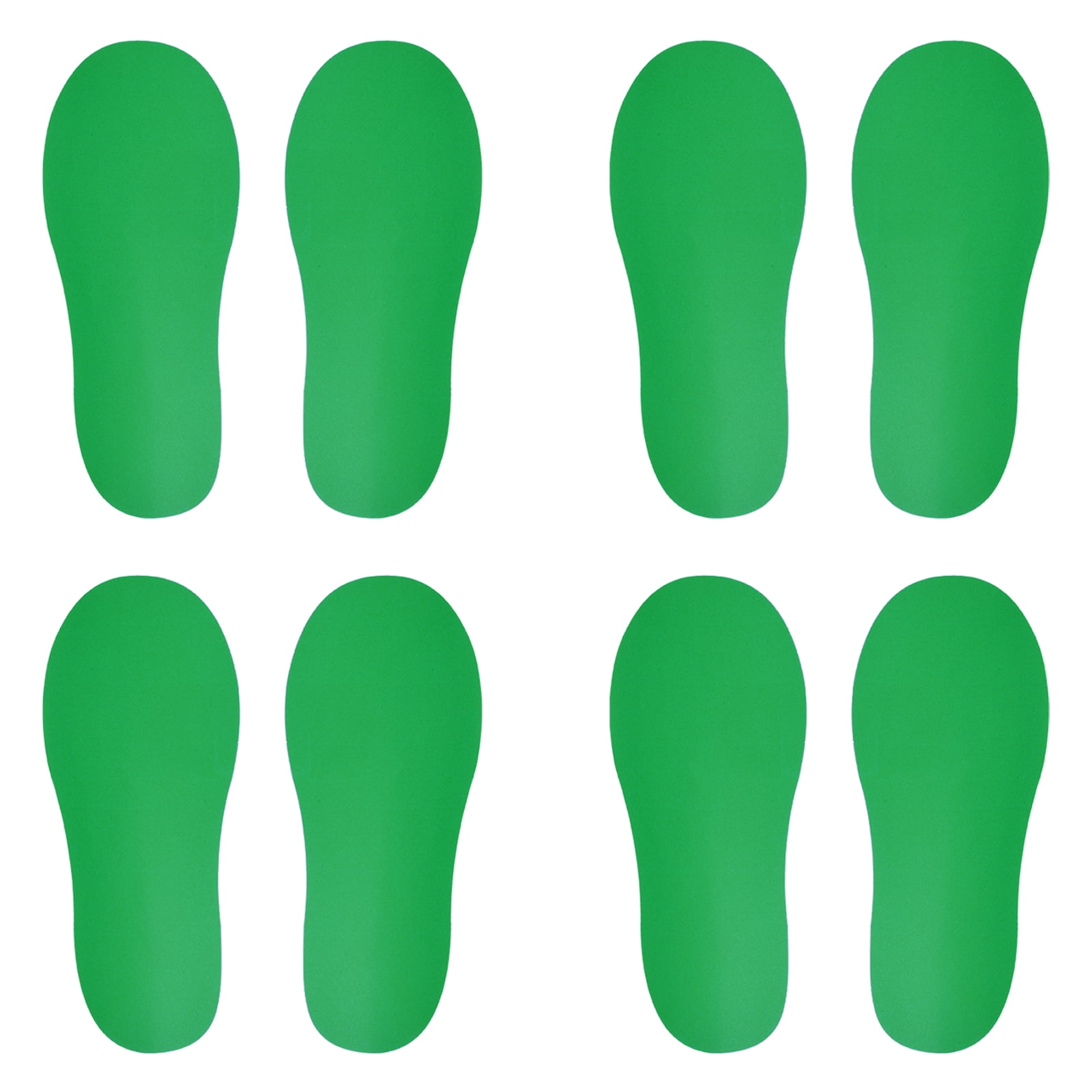 Uxcell 9.8x3.8" Footprints Floor Stickers Footprint Wall Stair Decal ...