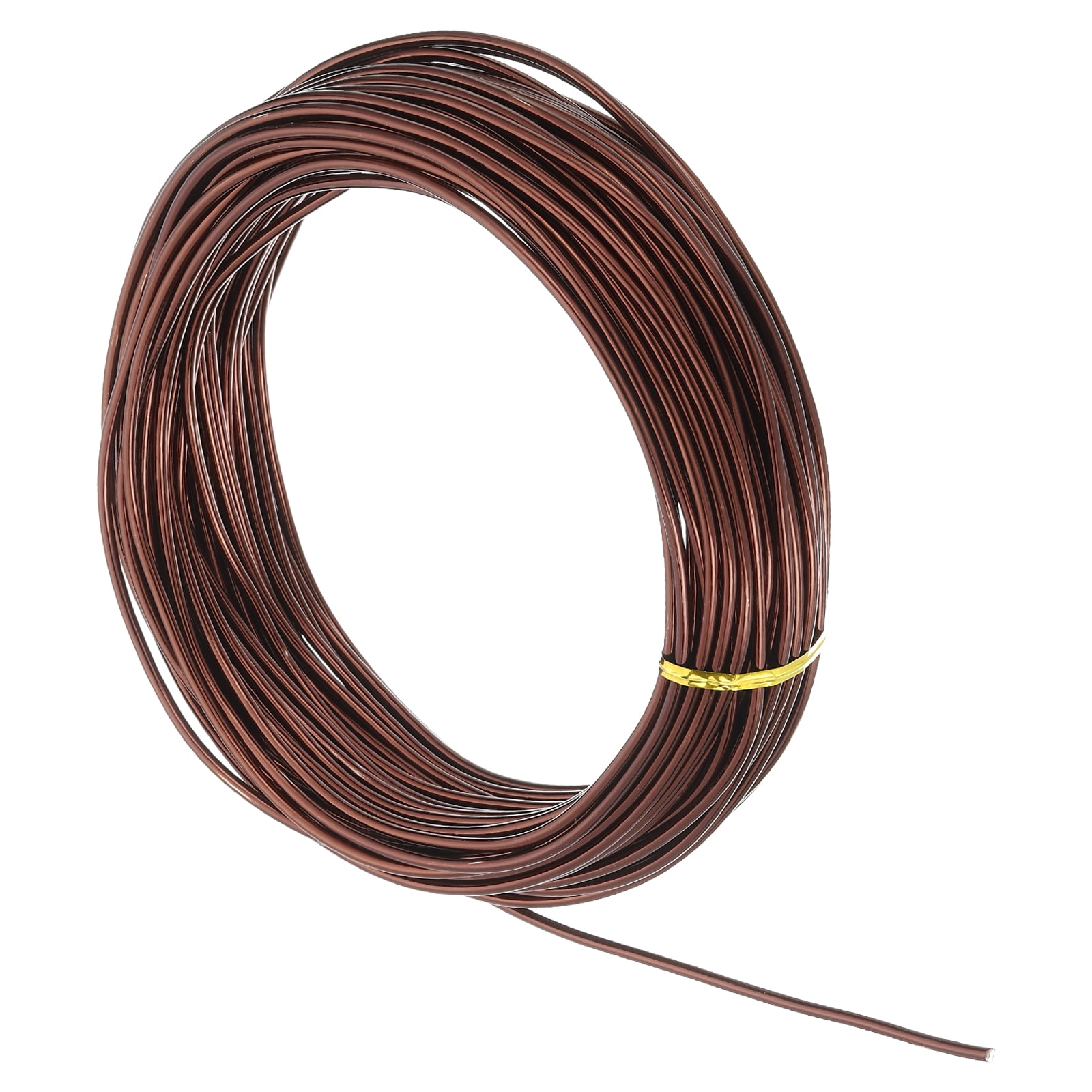 Uxcell 9 Gauge 3mm Aluminum Wire, 80 Feet Bendable Metal Craft Armature ...