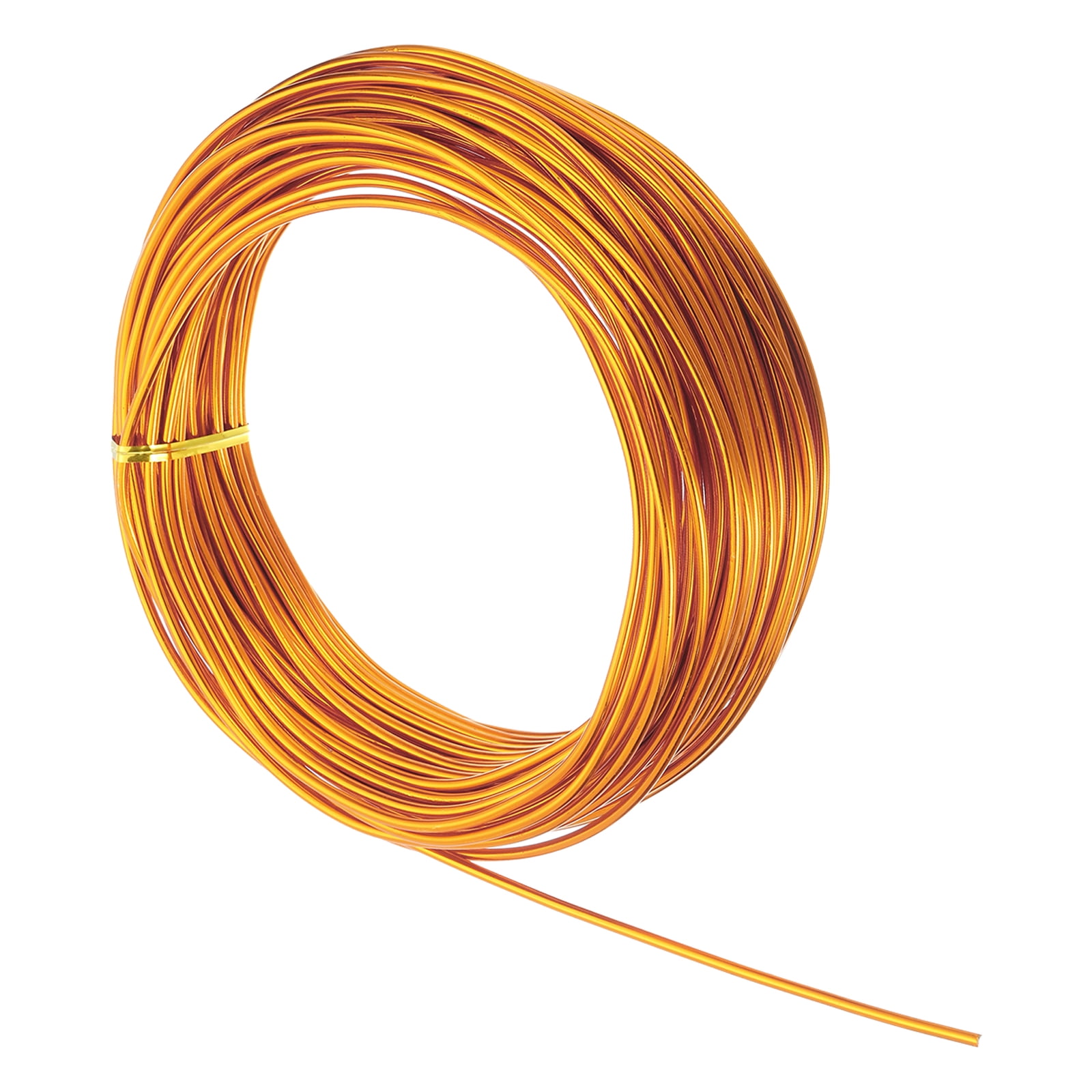 Uxcell 9 Gauge 3mm Aluminum Wire, 80 Feet Bendable Metal Craft Armature ...