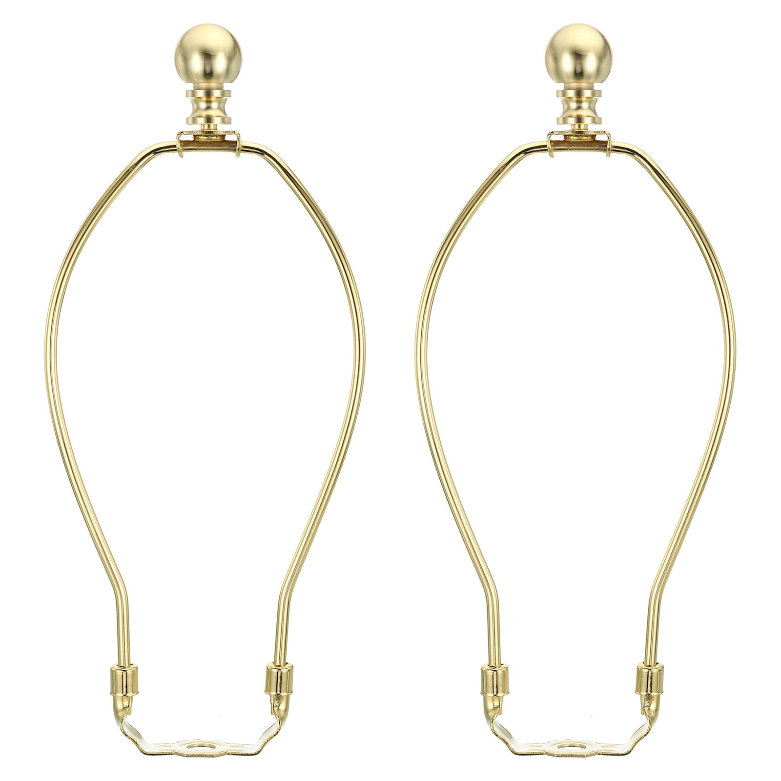 Uxcell 9 Inch Lamp Harp Kit with Finial Lamp Shade Holder Gold Tone 2 ...