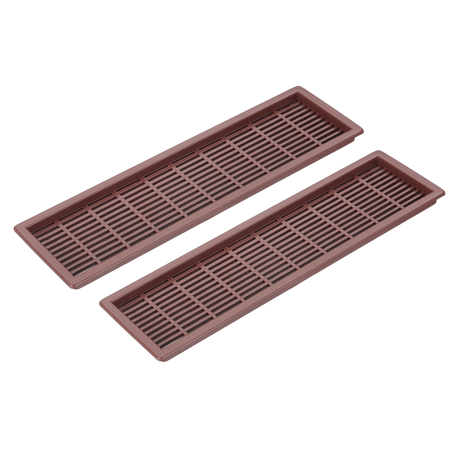 Uxcell Rectangle Ventilation Grille, Plastic Air Vent Cover Louvered ...
