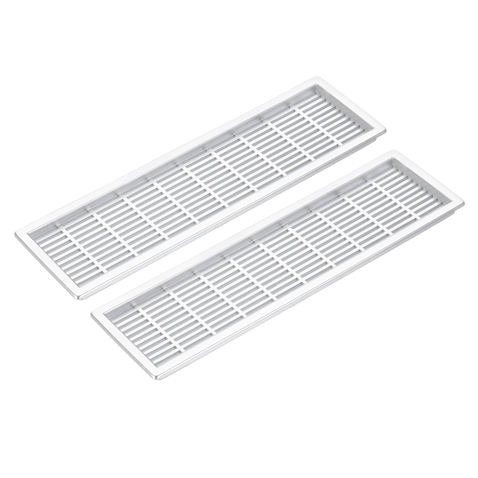 Uxcell Rectangle Ventilation Grille, Plastic Air Vent Cover Louvered ...