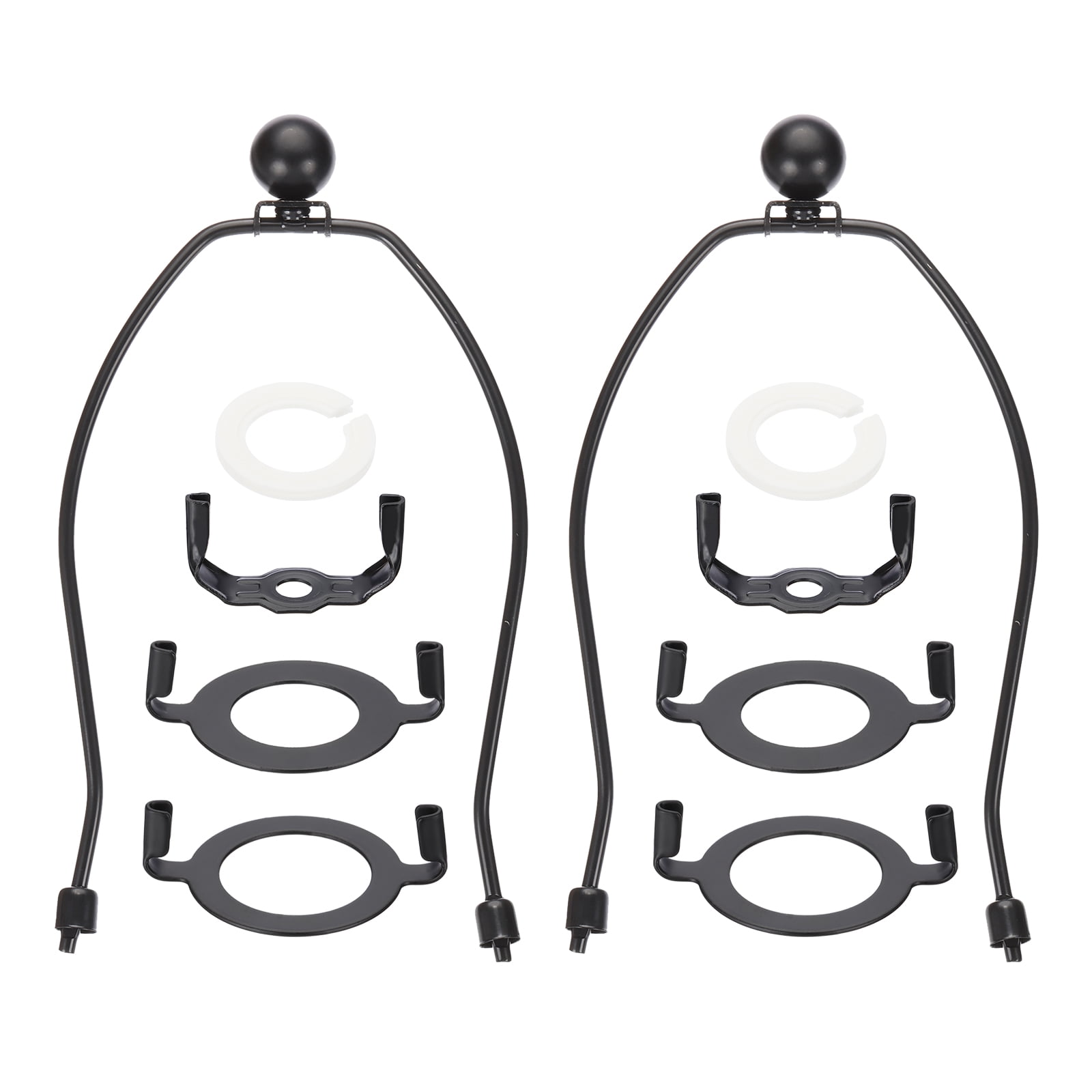 Uxcell 9" Lamp Harp, 2 Set Detachable Lamp Shade Holder with 3/8 ...