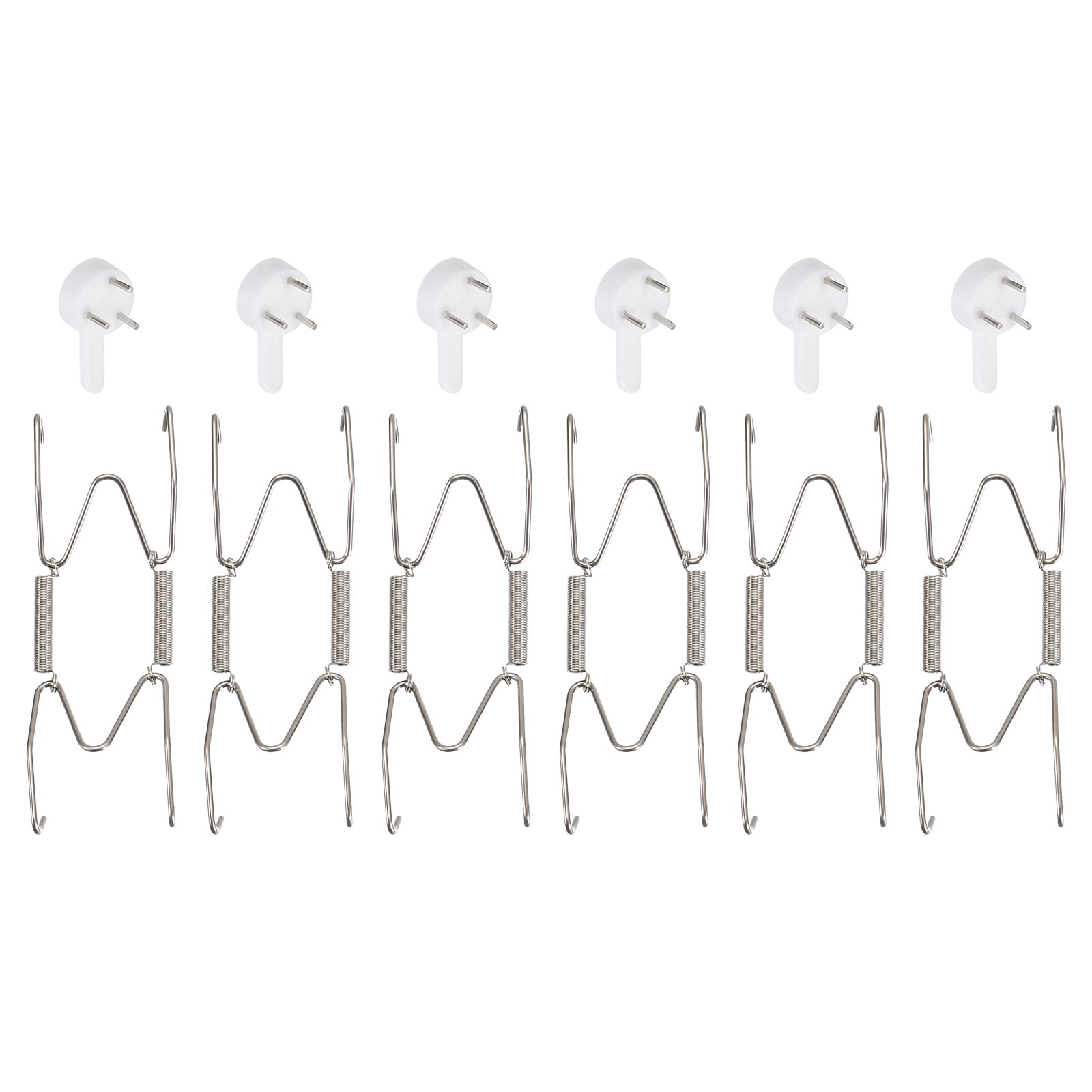 Uxcell 9 Pack Plate Hanger 4/5" Stainless Steel Invisible Wall Plate ...