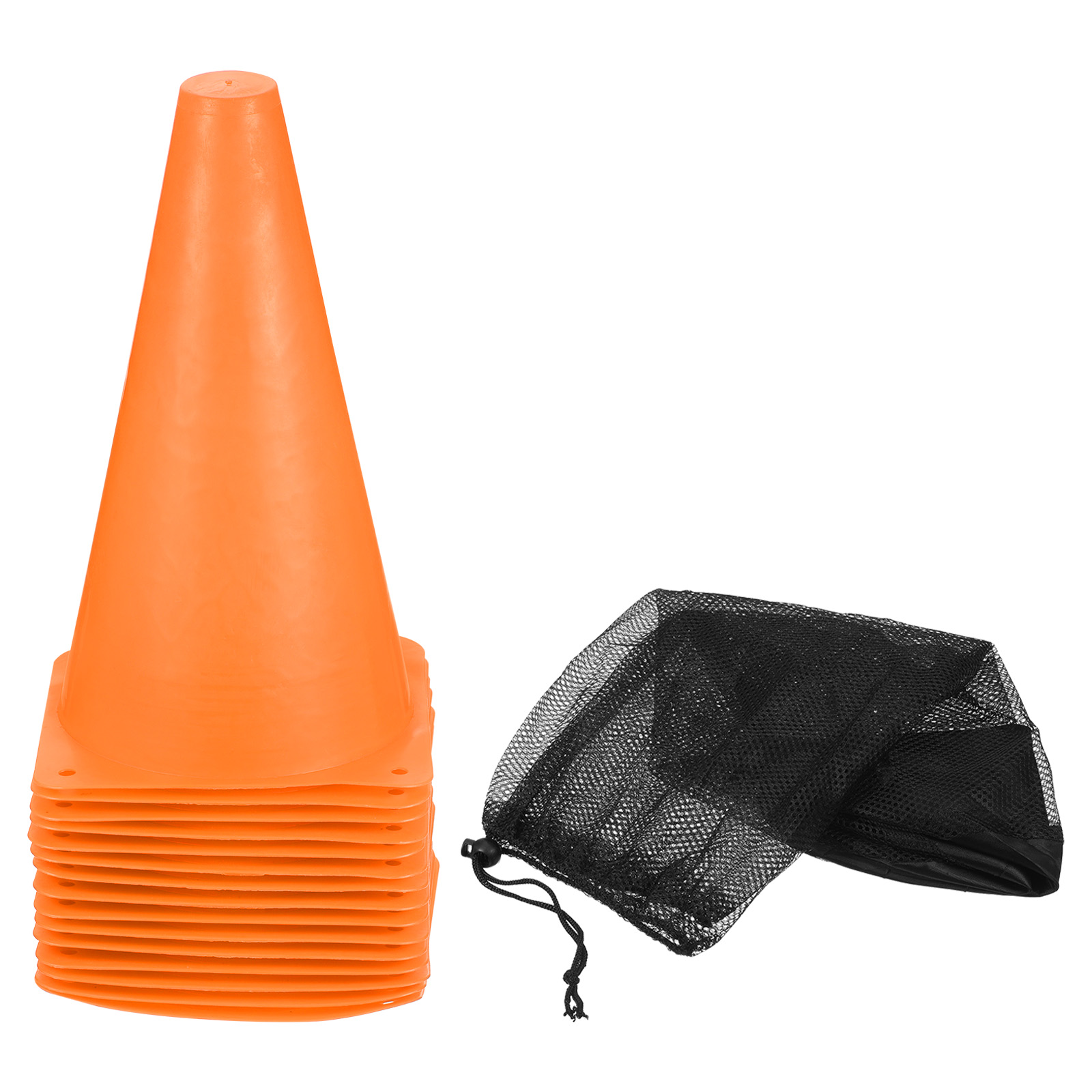 Uxcell 9" Plastic Soccer Cones Field Markers for Agility Sport Training ...