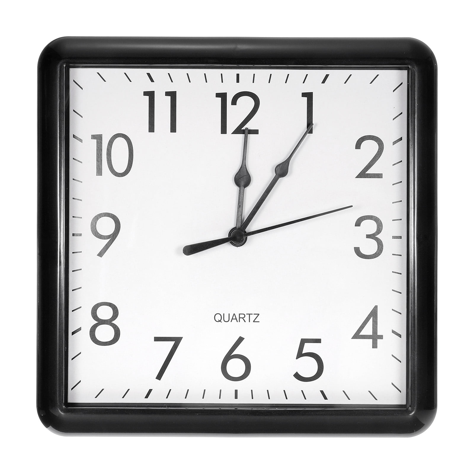 Uxcell 9x9 Inch Wall Clock, Quartz Battery Operated Silent Non-Ticking ...