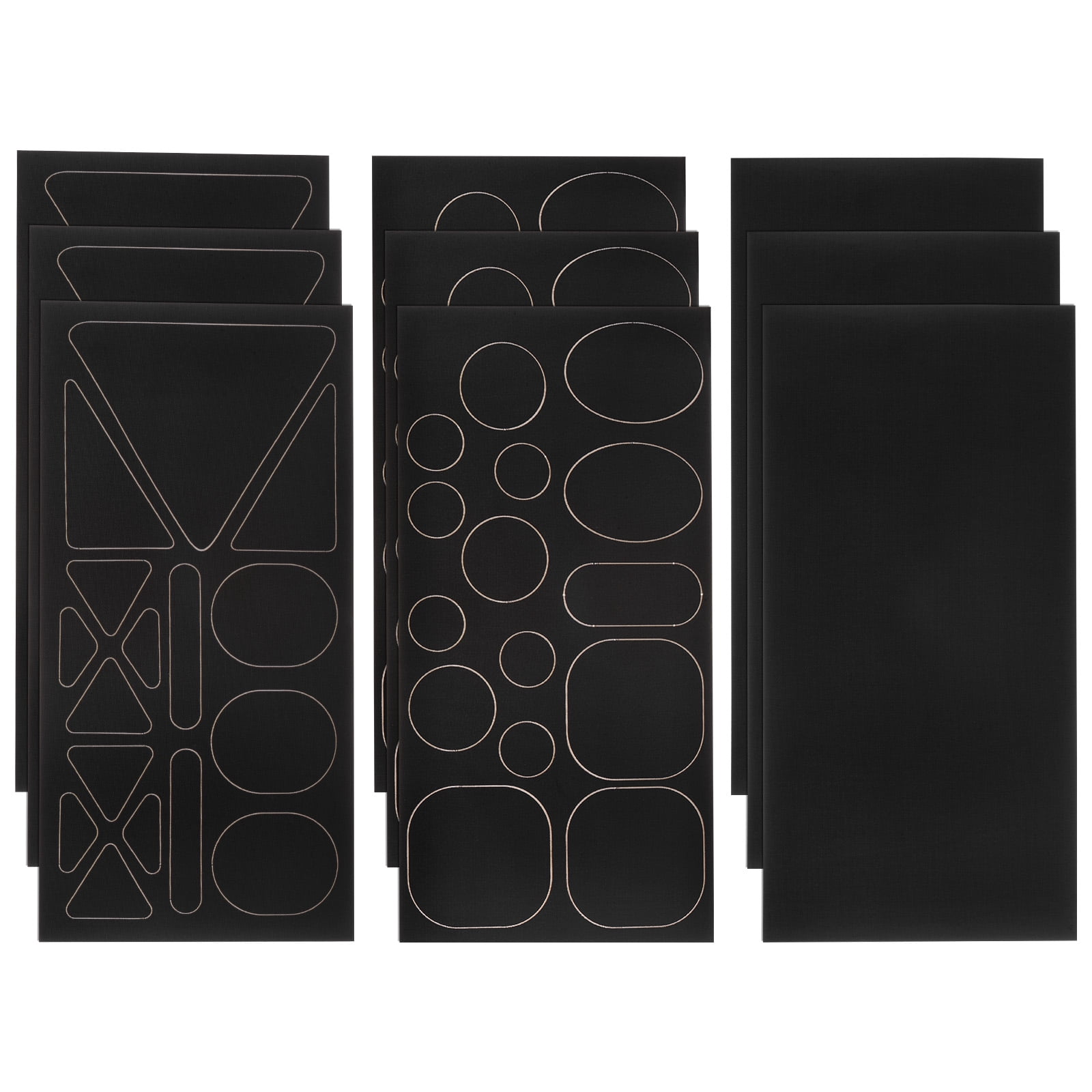 Uxcell 9 Sheets Nylon Repair Patch Down Jacket Patches Self Adhesive ...