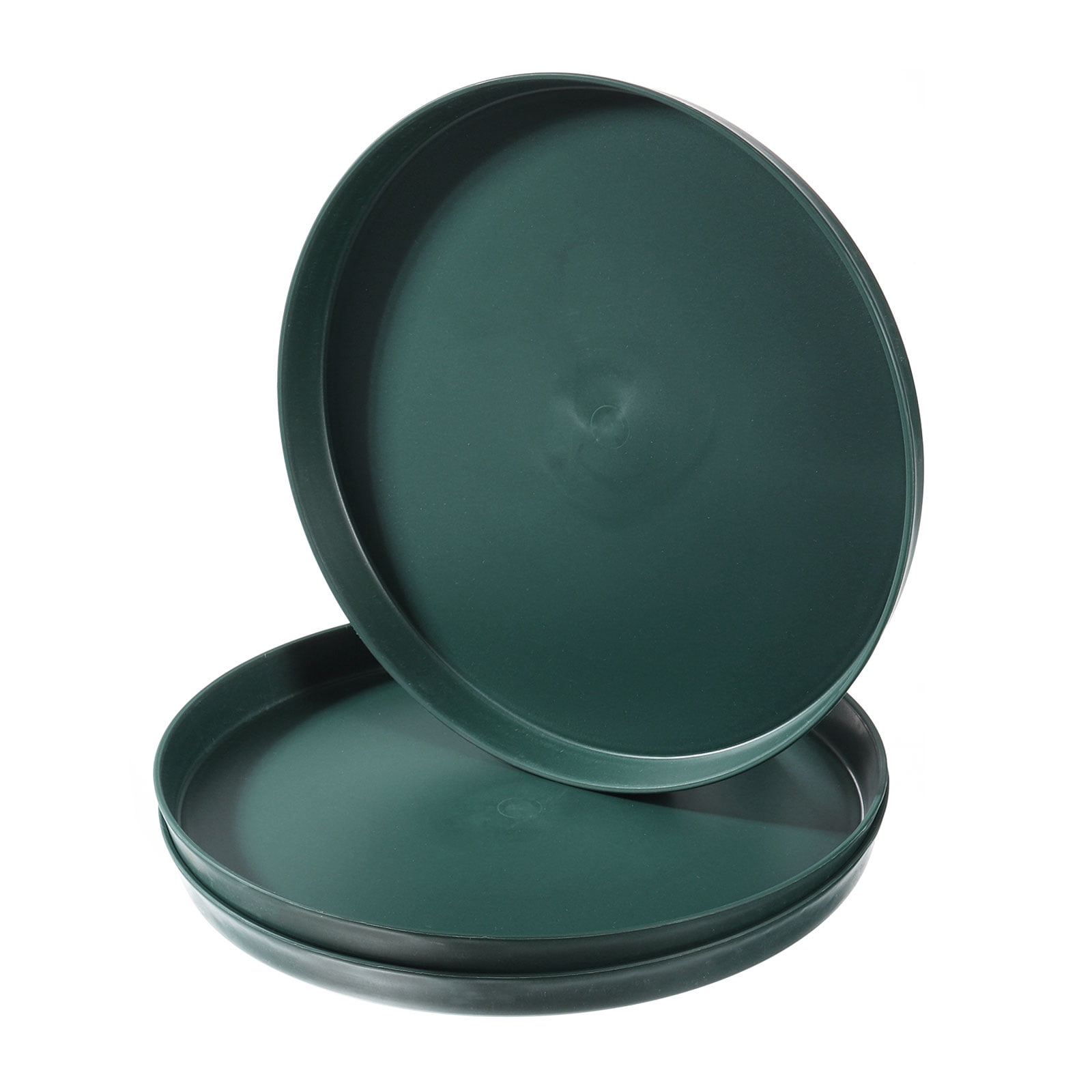 Uxcell 9" x 1" Round Restaurant Serving Trays, 3 Pack Non-Slip Food ...