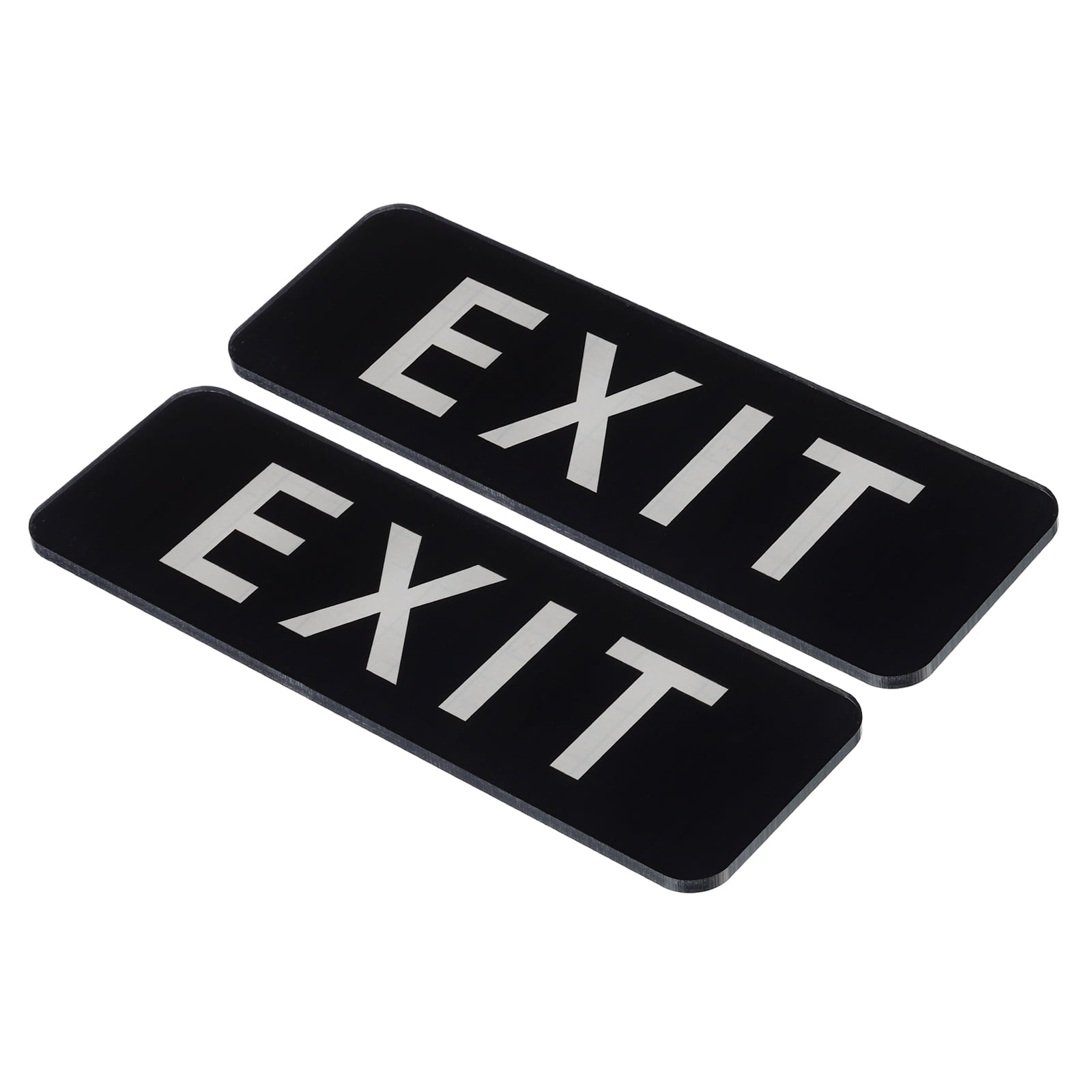 Uxcell 9"x3" EXIT Sign Acrylic Self Adhesive Door Sticker Wall Mounting ...