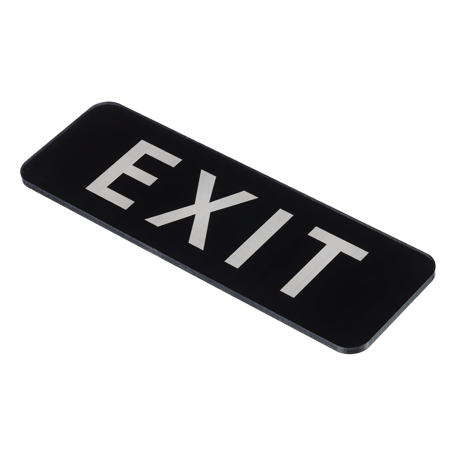 Uxcell 9"x3" EXIT Sign Acrylic Self Adhesive Door Sticker Wall Mounting ...