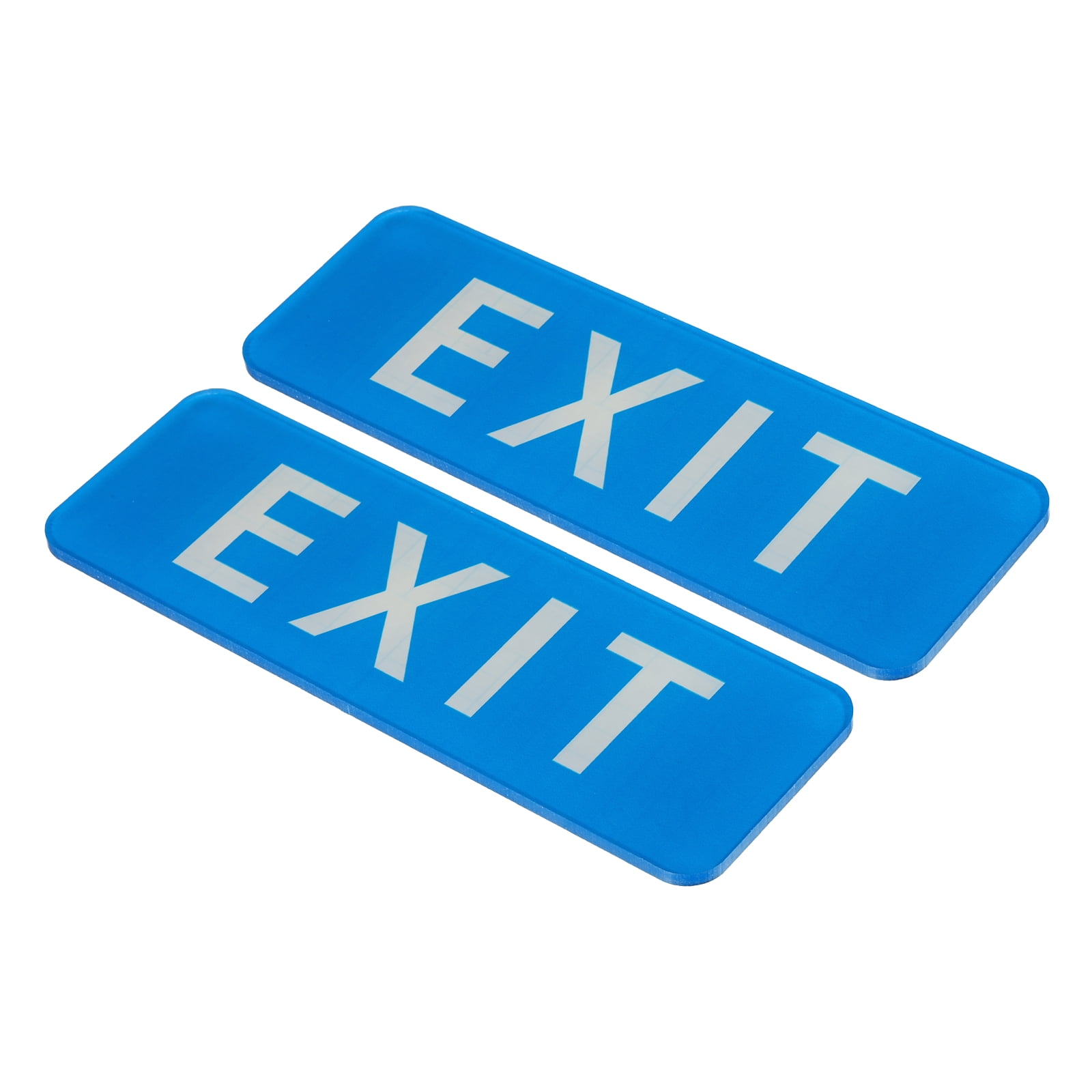 Uxcell 9"x3" EXIT Sign Acrylic Self Adhesive Door Sticker Wall Mounting ...