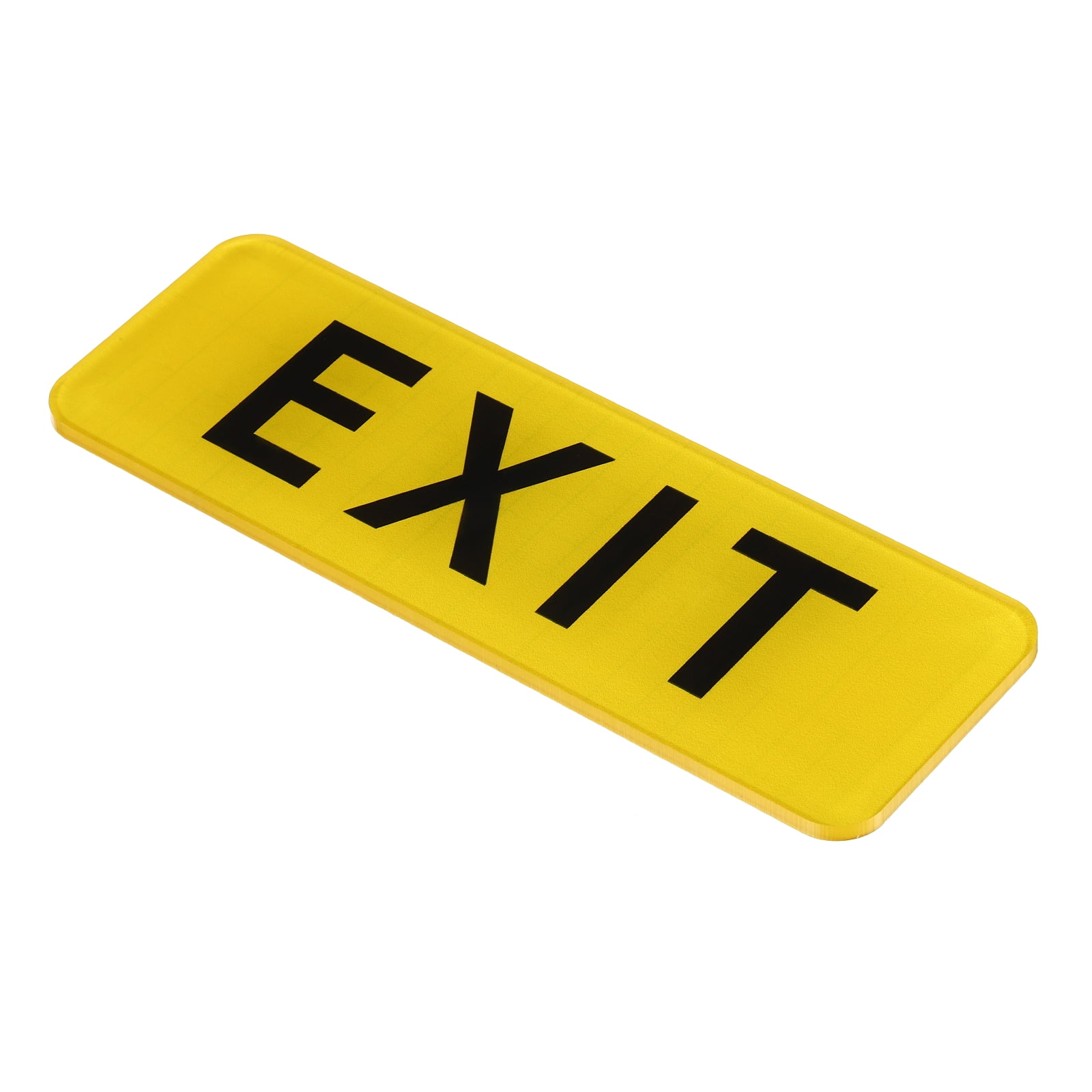 Uxcell 9"x3" EXIT Sign Acrylic Self Adhesive Door Sticker Wall Mounting ...