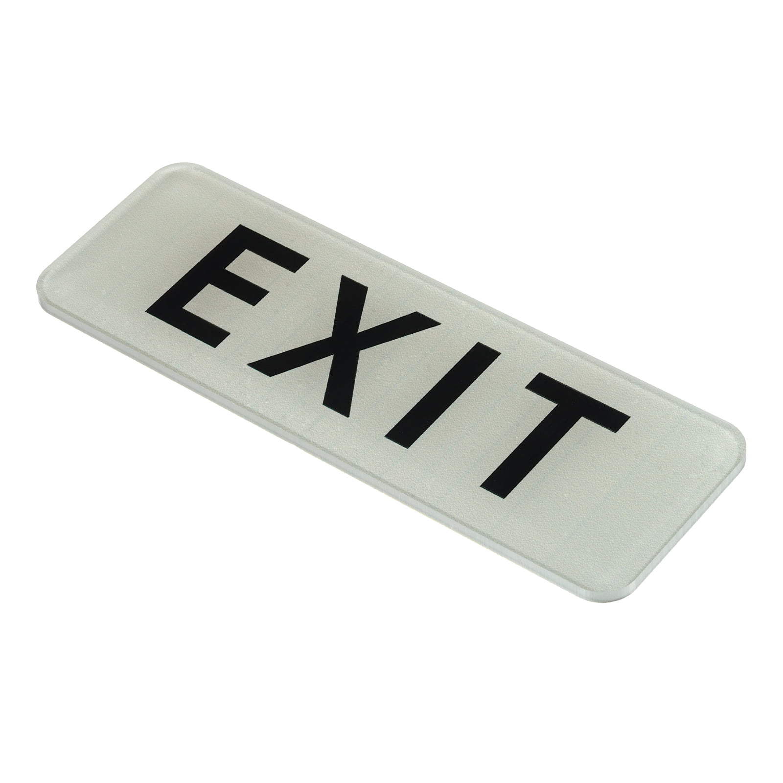 Uxcell 9"x3" EXIT Sign Acrylic Self Adhesive Door Sticker Wall Mounting ...