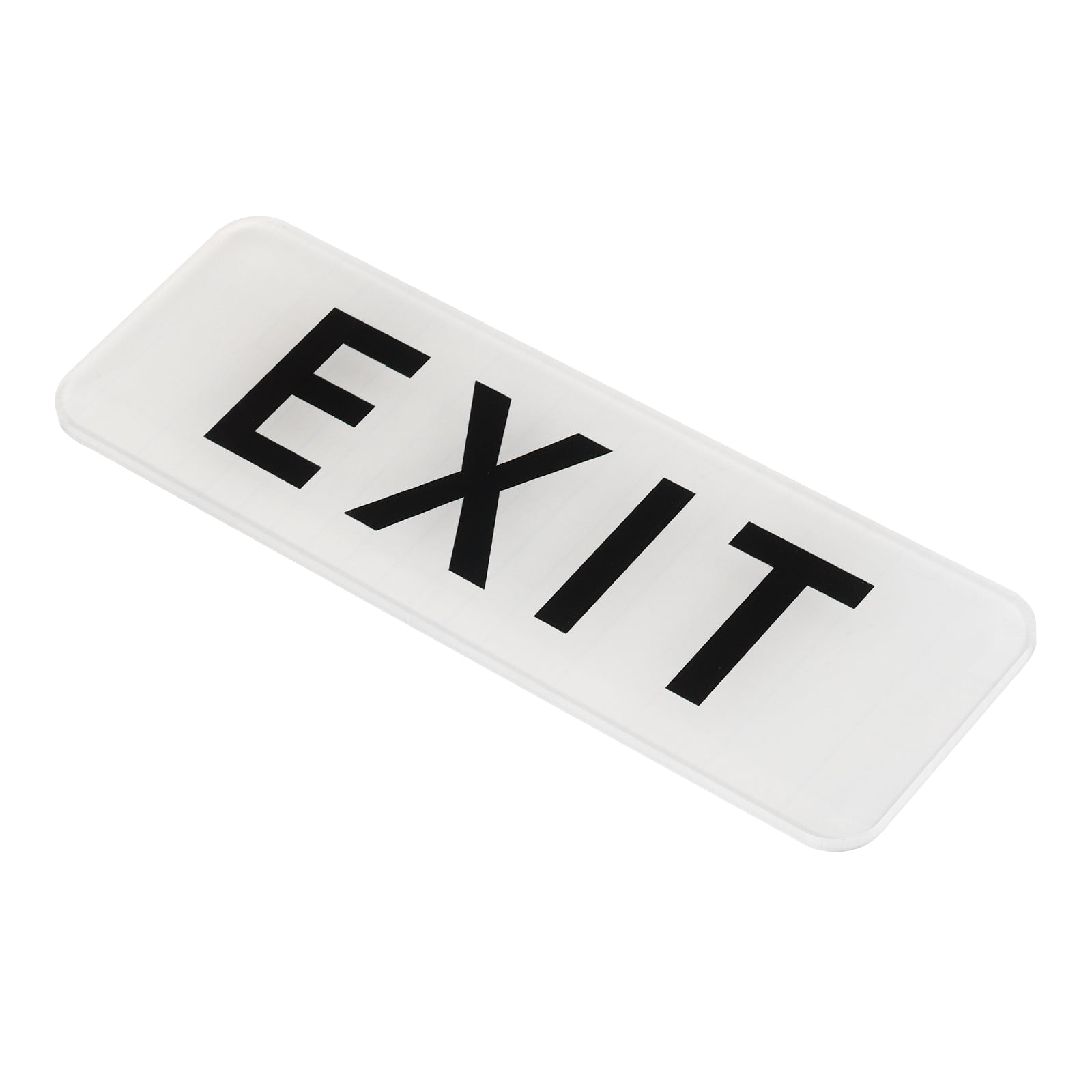 Uxcell 9"x3" EXIT Sign Acrylic Self Adhesive Door Sticker Wall Mounting ...